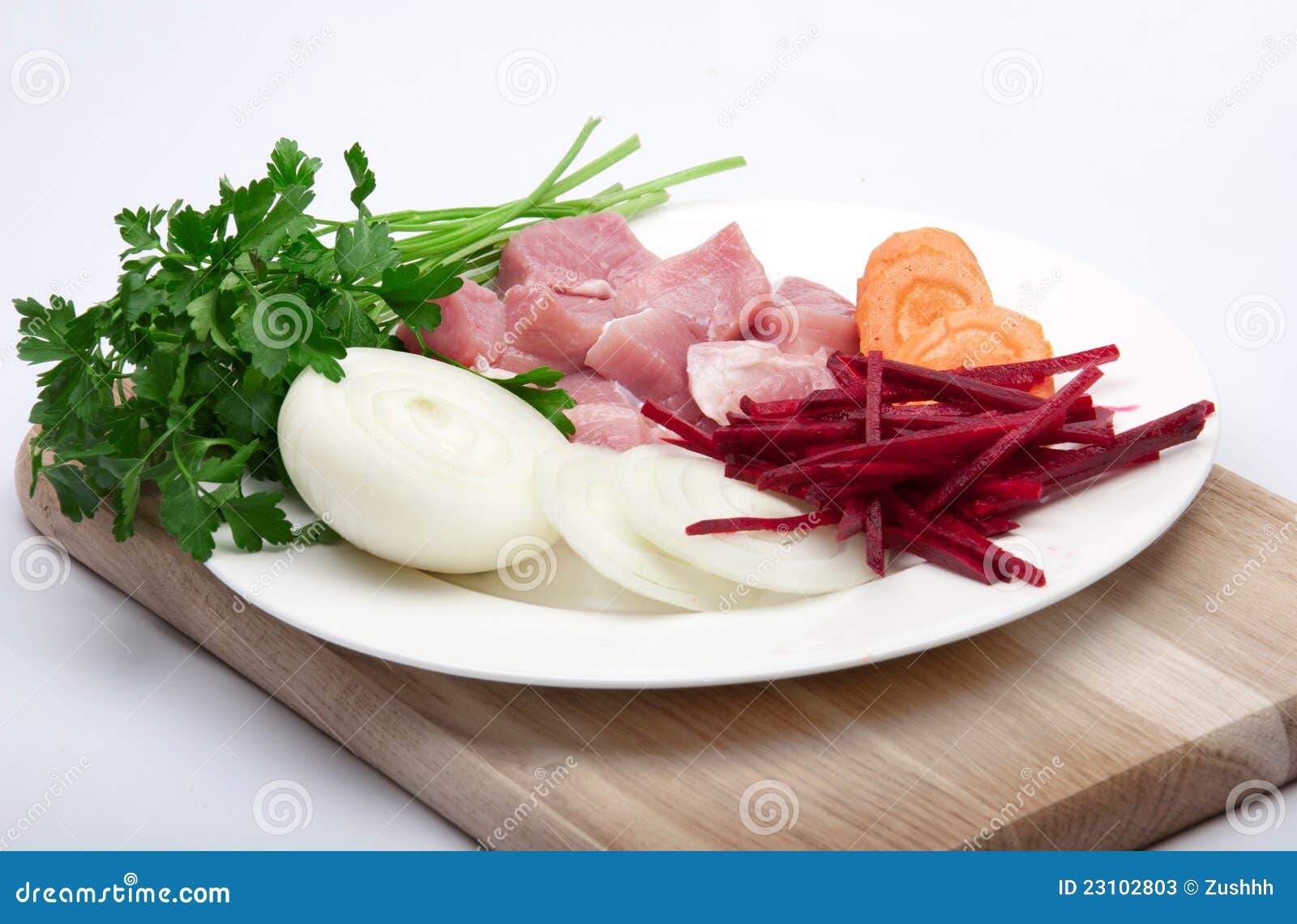 Flesh meat with vegetables stock image. Image of fresh - 23102803