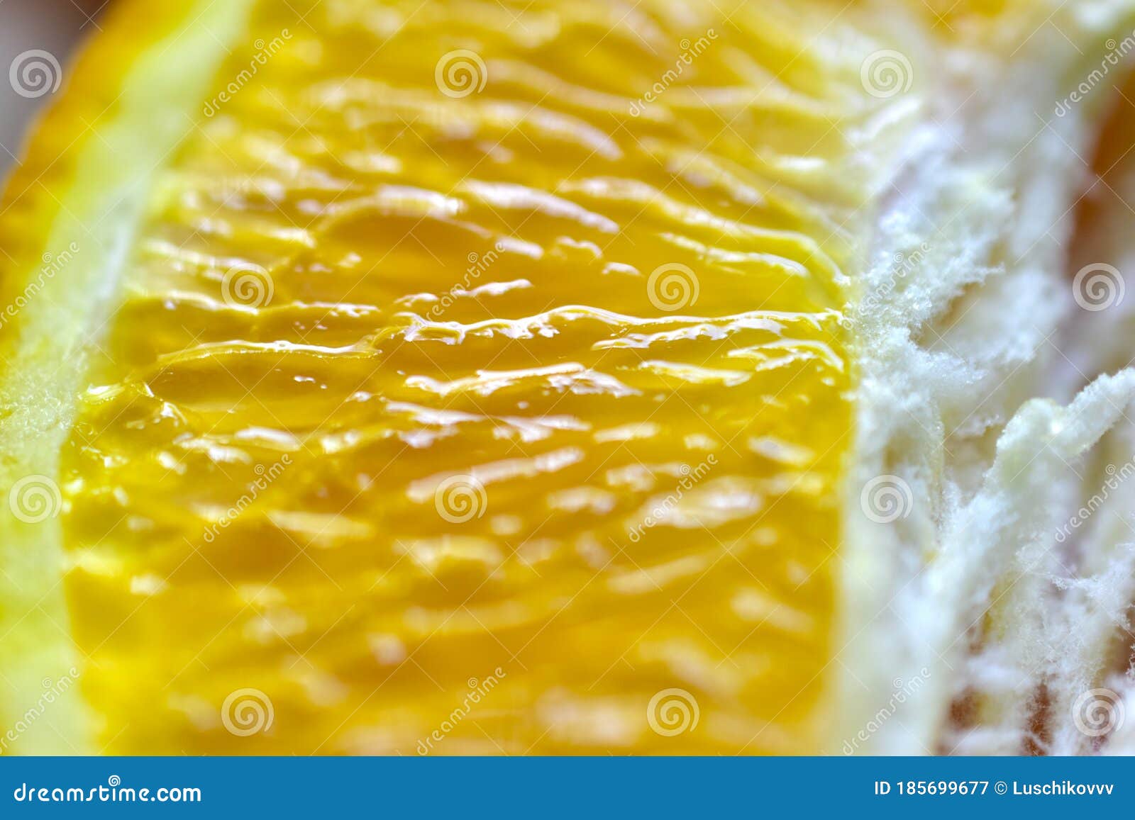 Flesh of a Ripe Yellow Orange Close Up Stock Image - Image of healthy ...