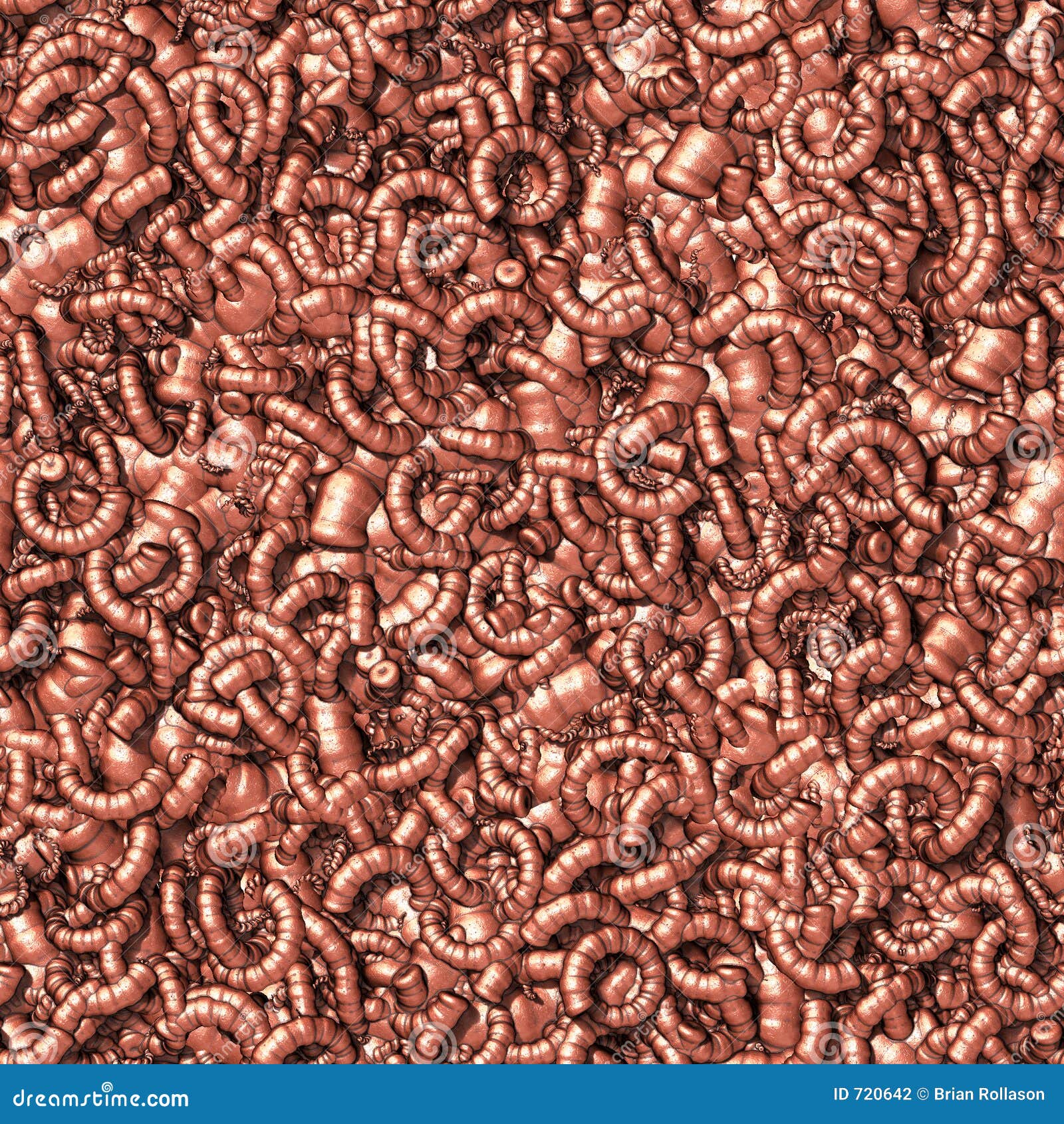 Fleshy Organic Seamless Texture Stock Illustration - Illustration of ...