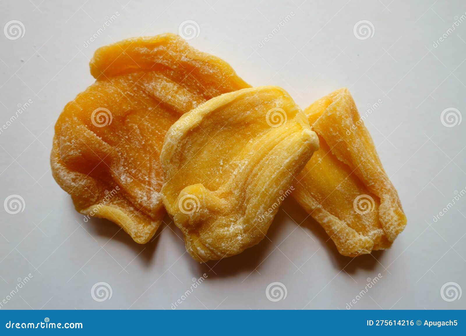Fleshy Yellow Dried Jack Fruit (3 Items Stock Photo - Image of group ...