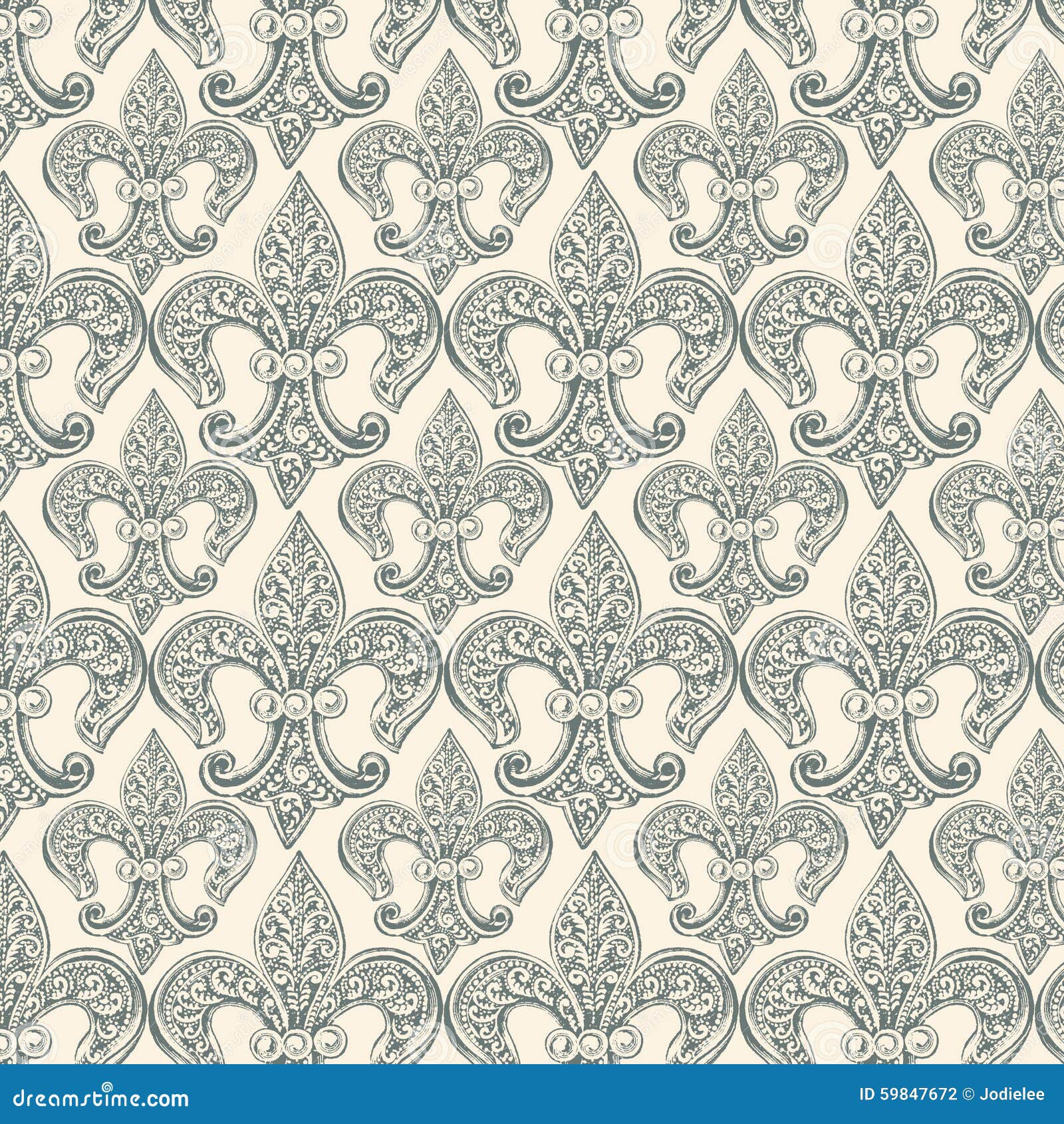 Fleur De Lis Pattern, Silhouette - Heraldic Symbol. Vector Illustration ...