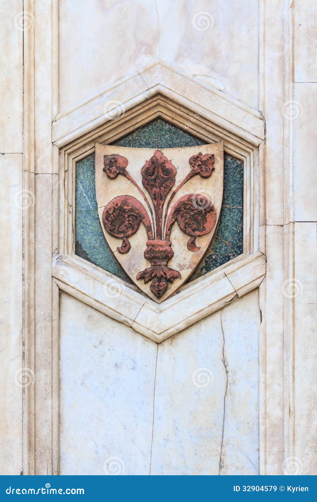 Fleur de Lis di Firenze immagine stock. Immagine di giglio - 32904579