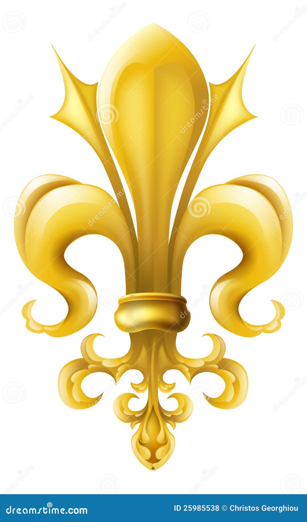 Fleur-de-lis graphic stock vector. Illustration of artistic - 25985538
