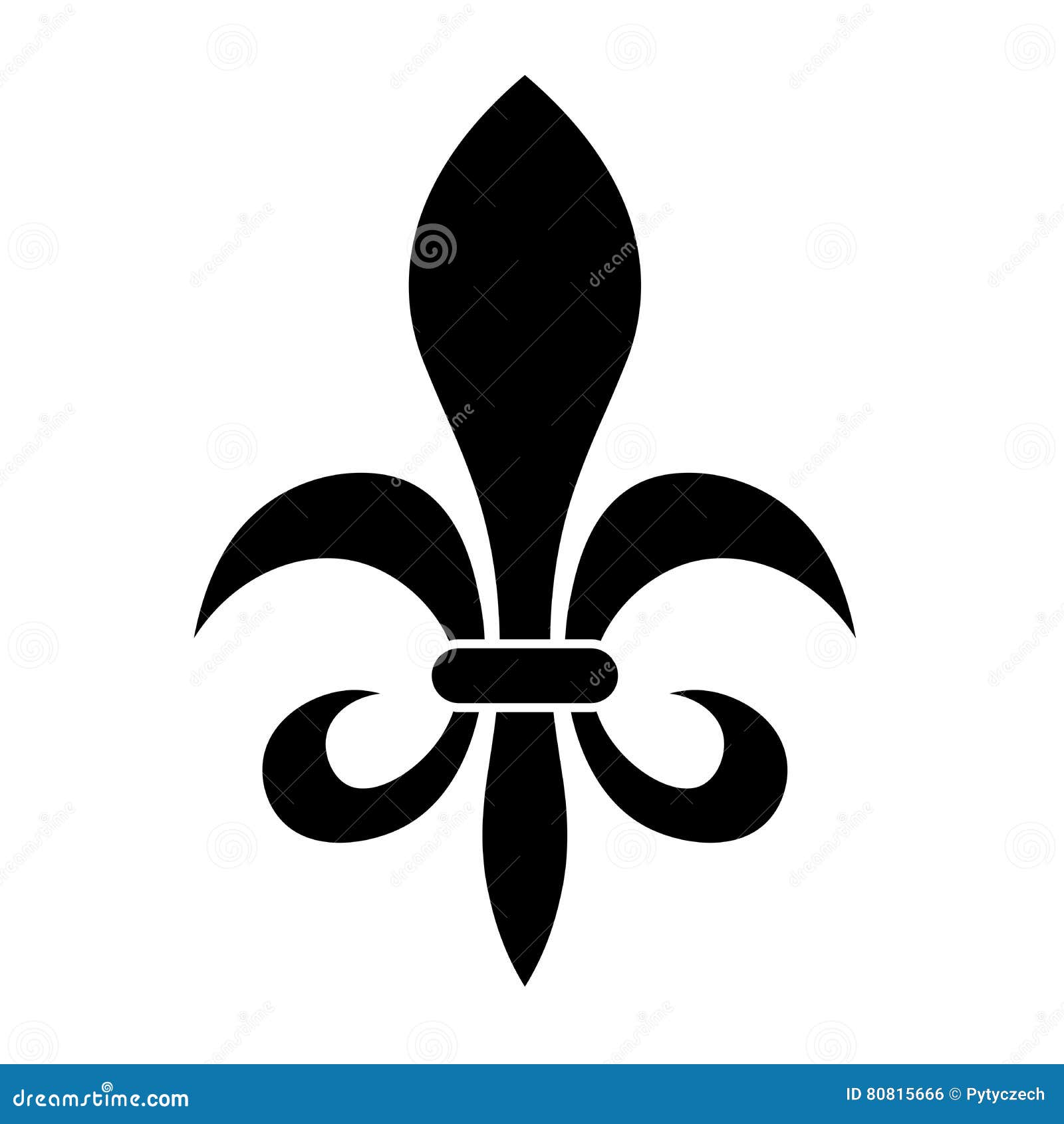Fleur De Lis Heraldiksymbol Vektor Illustrationer - Illustration av ...