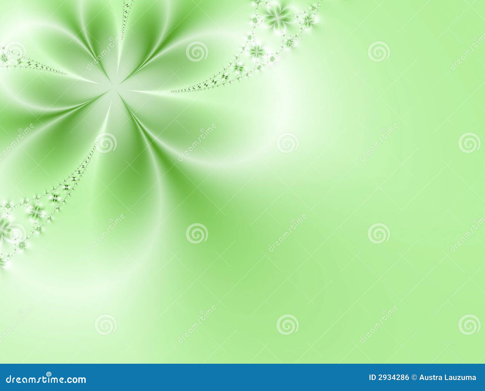 Fleur Verte Image libre de droits - Image: 2934286