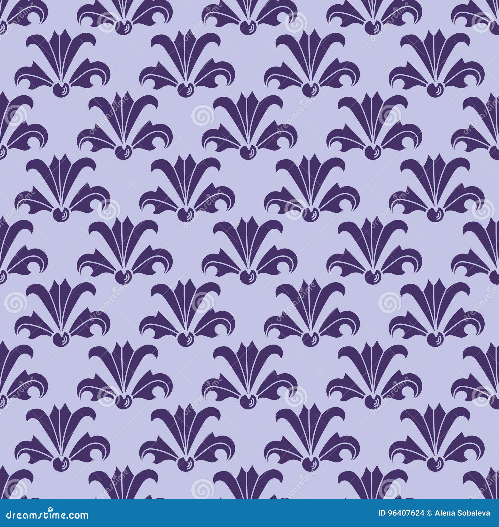 Fleurs d'Art Nouveau illustration de vecteur. Illustration du abstrait ...