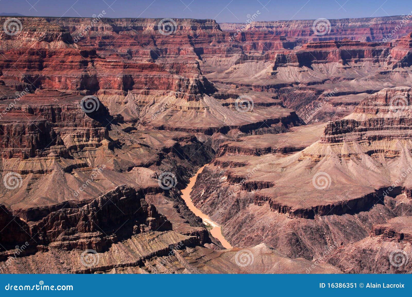 Fleuve Colorado image stock. Image du grand, couches - 16386351