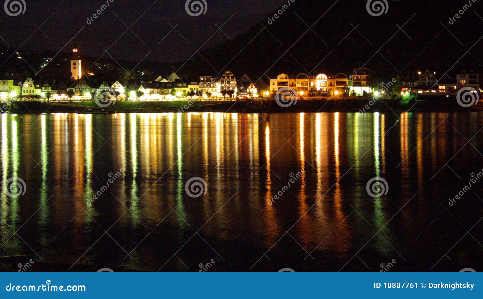 Fleuve de Rhin image stock. Image du allemagne, fleuve - 10807761