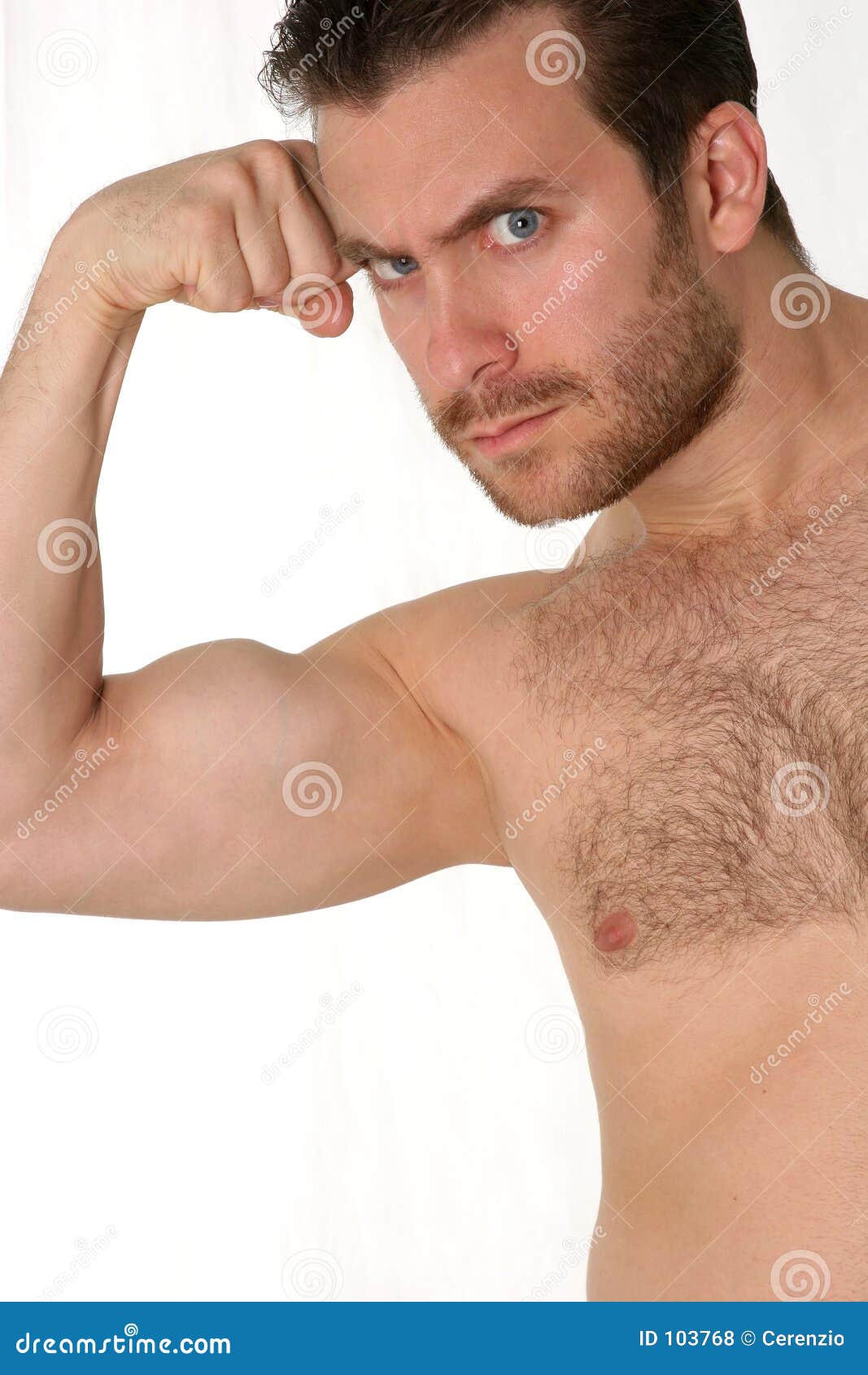 Flex it! stock photo. Image of expression, flex, chest - 103768