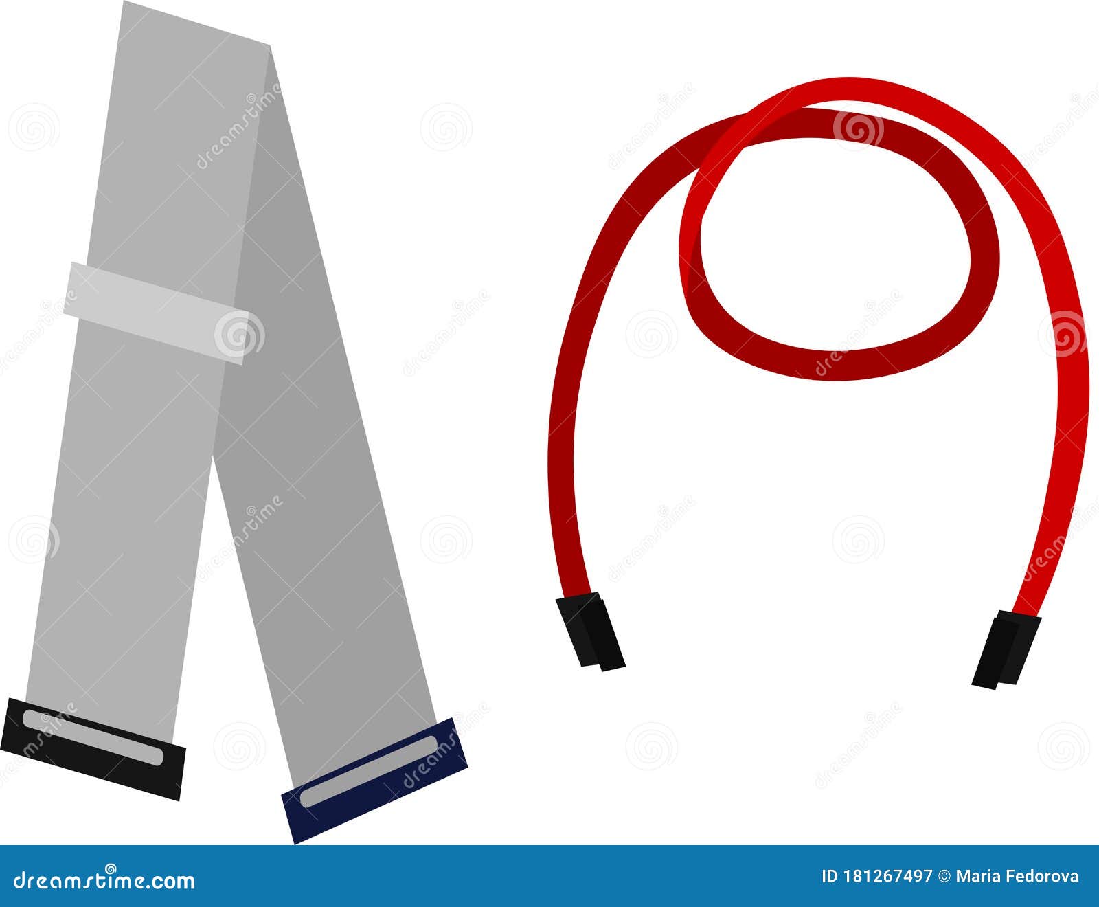 Flex Cables for Hard Drive. USB, Wire. Details for the Computer Stock ...