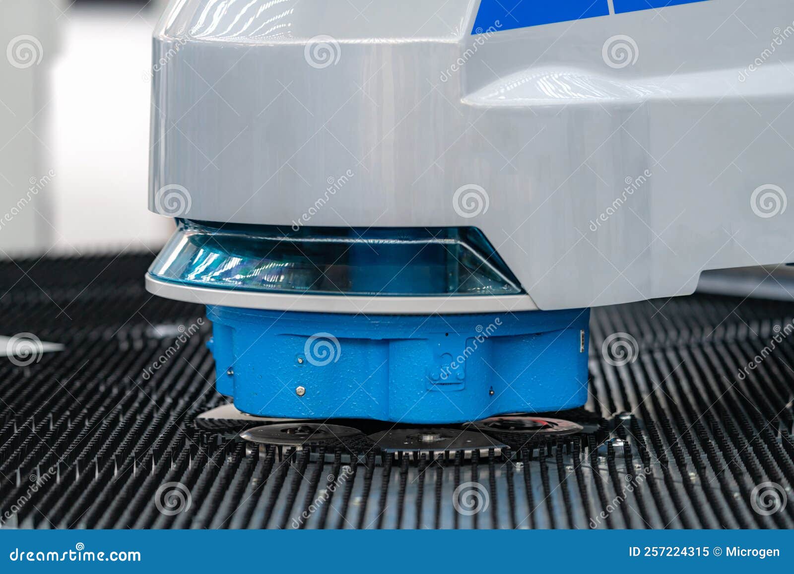 Flex Hybrid Technology Punching Machine, CNC Machine Stock Image ...