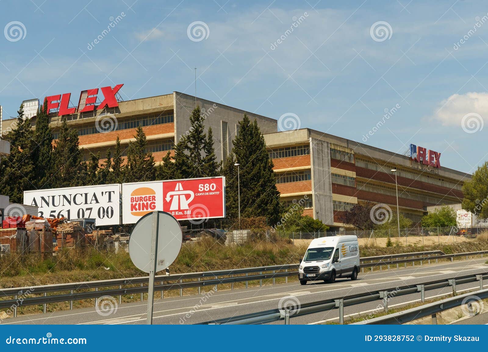 Flex Mattress Store, Sign with Logo on the Facade. Editorial ...