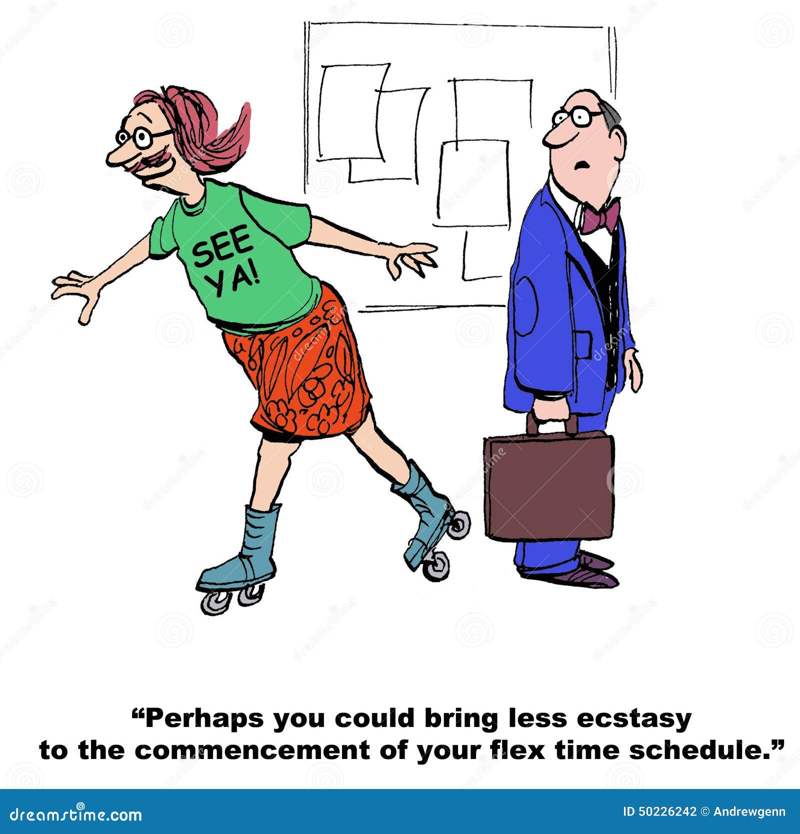 Flex Time Schedule ilustração stock. Ilustração de flexionar - 50226242