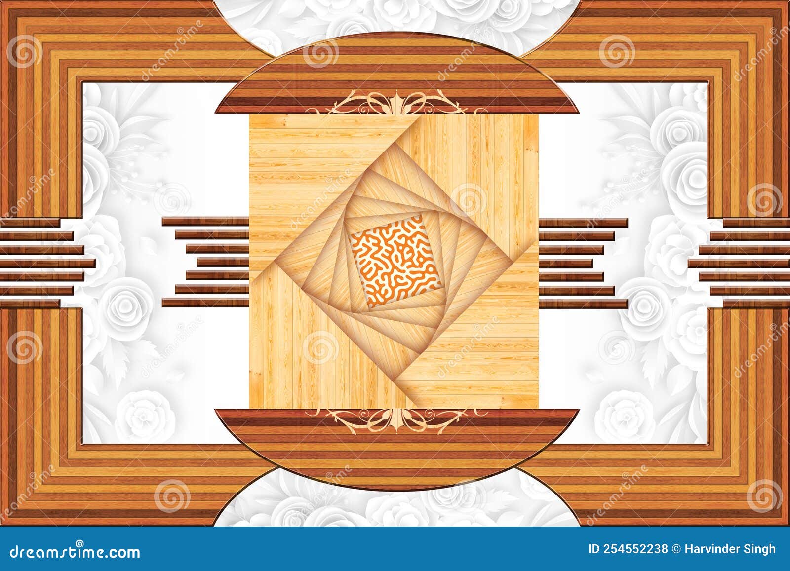 3d Illustration, Latest Ceiling Wallpaper Background, Flex Wallpaper ...