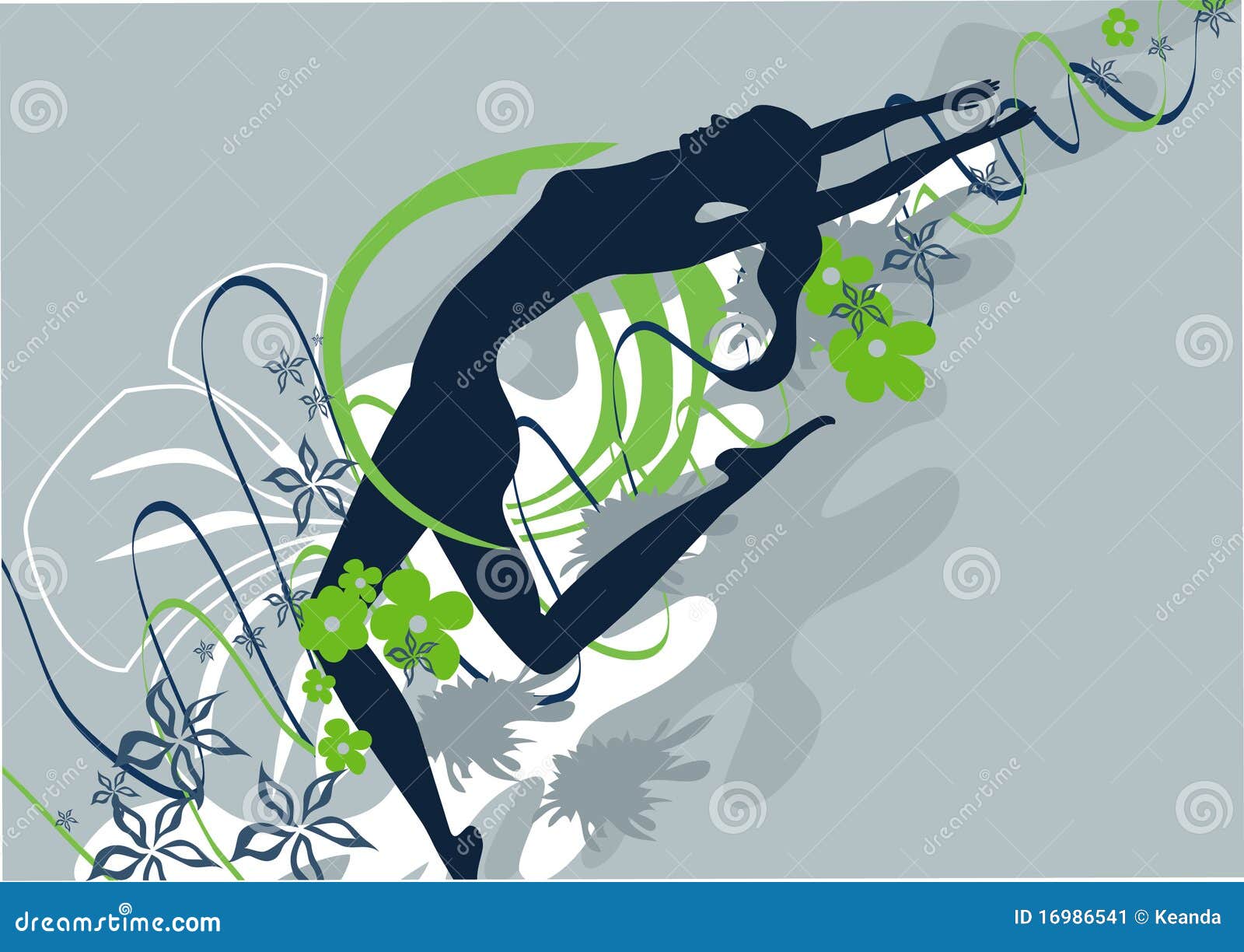 Flexibility stock vector. Illustration of showing, festival - 16986541