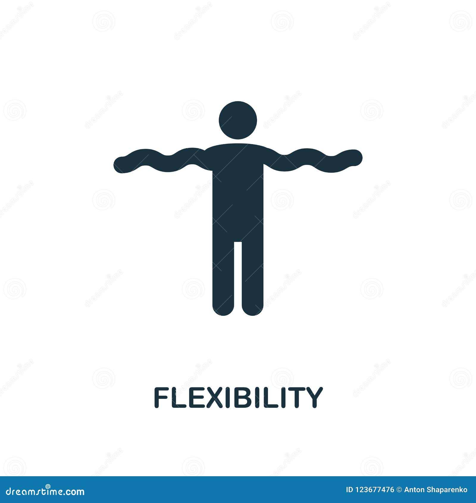 Flexibility Creative Icon. Simple Element Illustration. Flexibility ...
