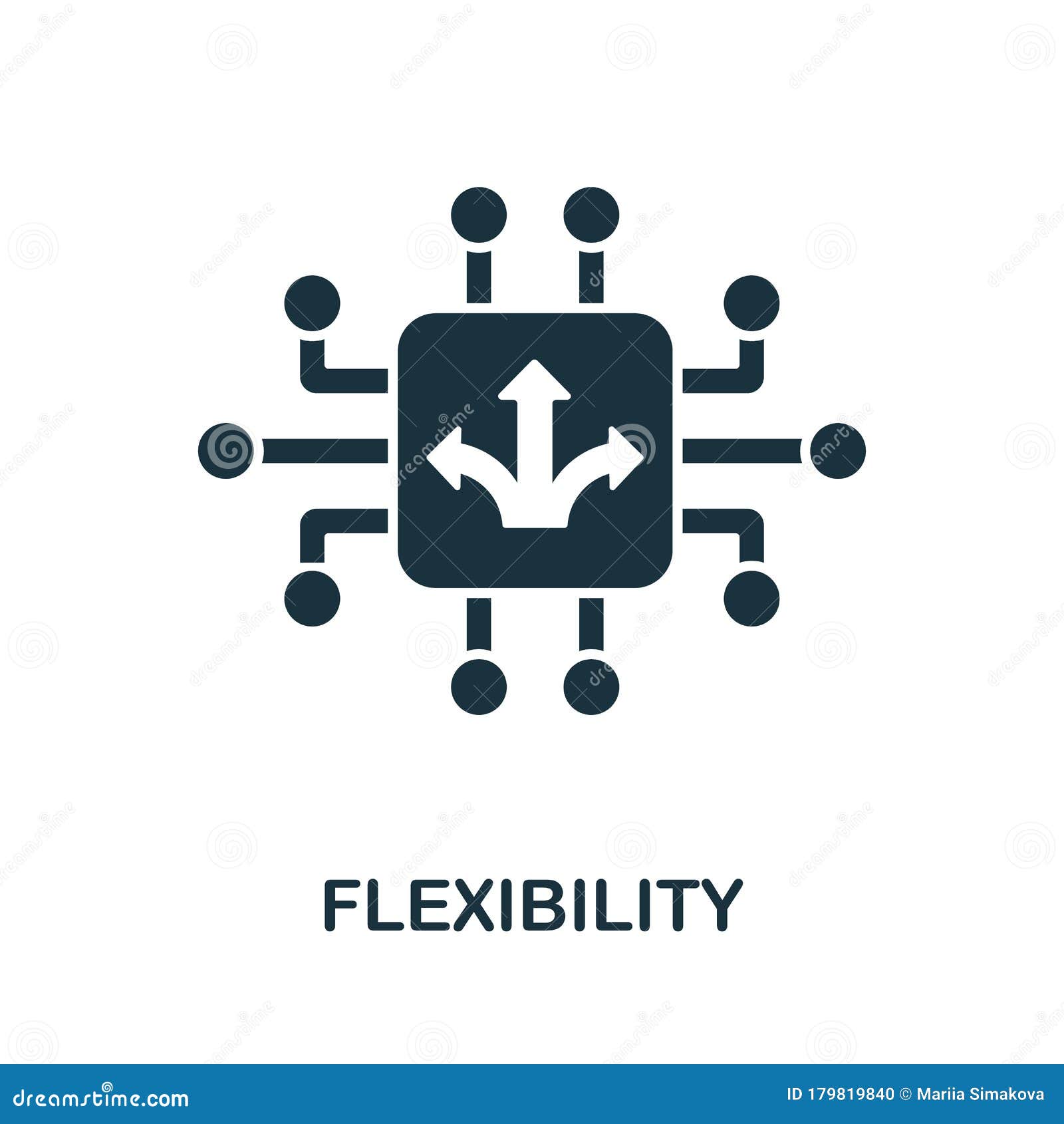 Flexibility Icon From Digitalization Collection Simple Line