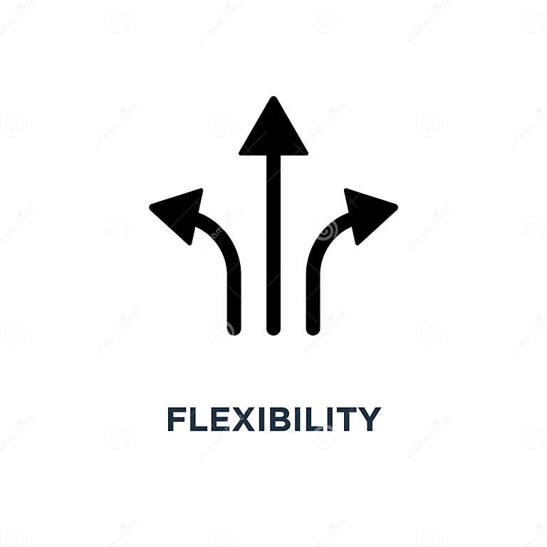 Flexibility Icon. Flexibility Concept Symbol Design, Vector Illu Stock ...