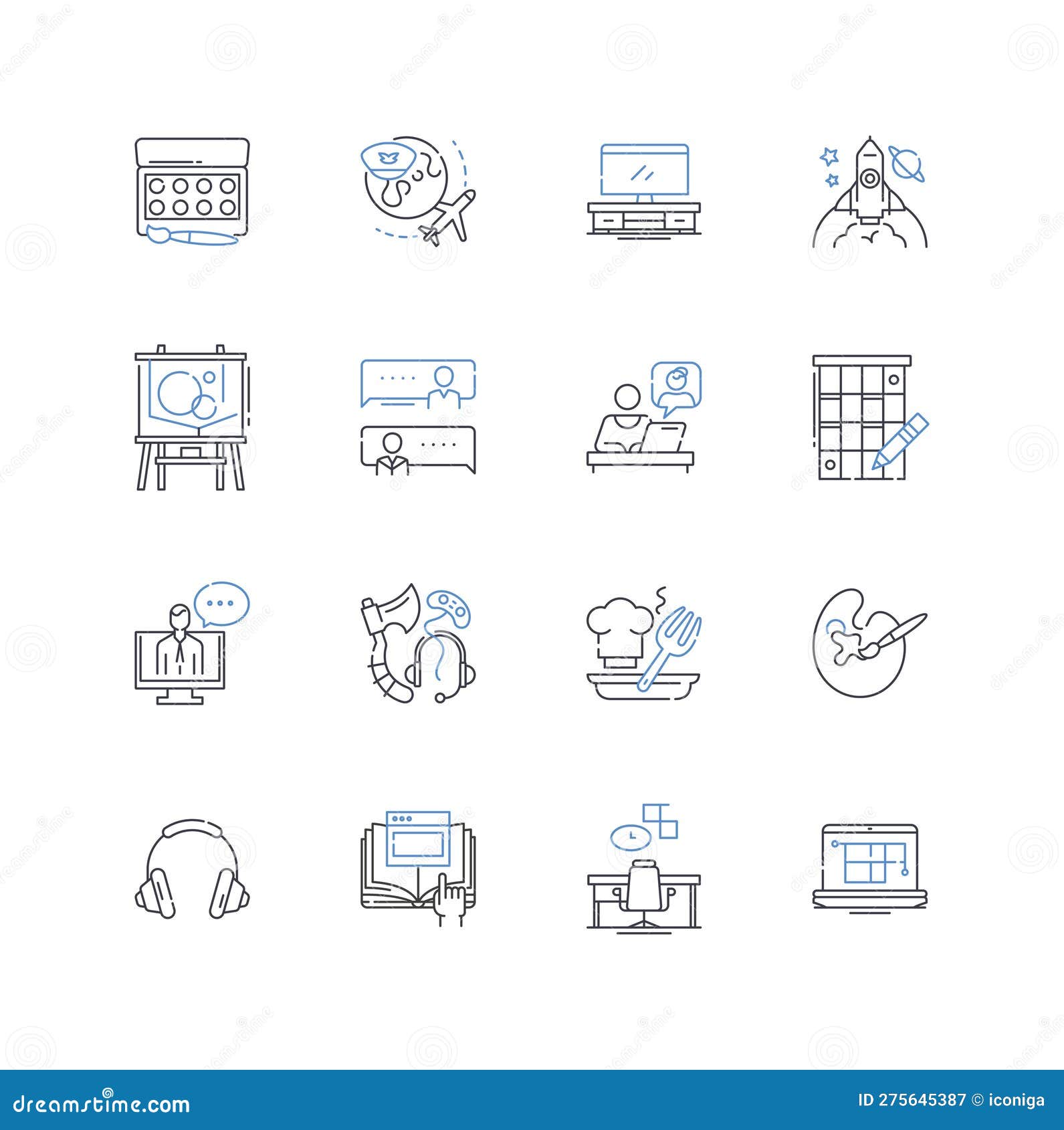 Flexibility Line Icons Collection. Suppleness, Elasticity, Adaptability ... Flexibility Line Icons Collection. Suppleness, Elasticity, Adaptability ...