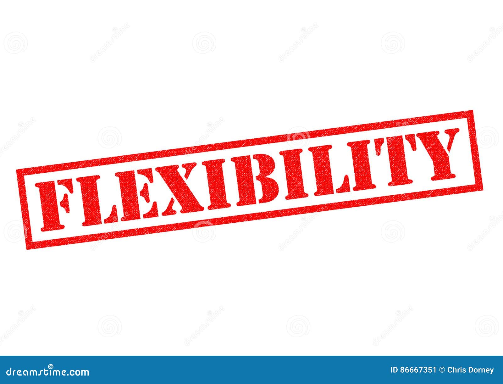 FLEXIBILITY Rubber Stamp stock illustration. Illustration of change ...