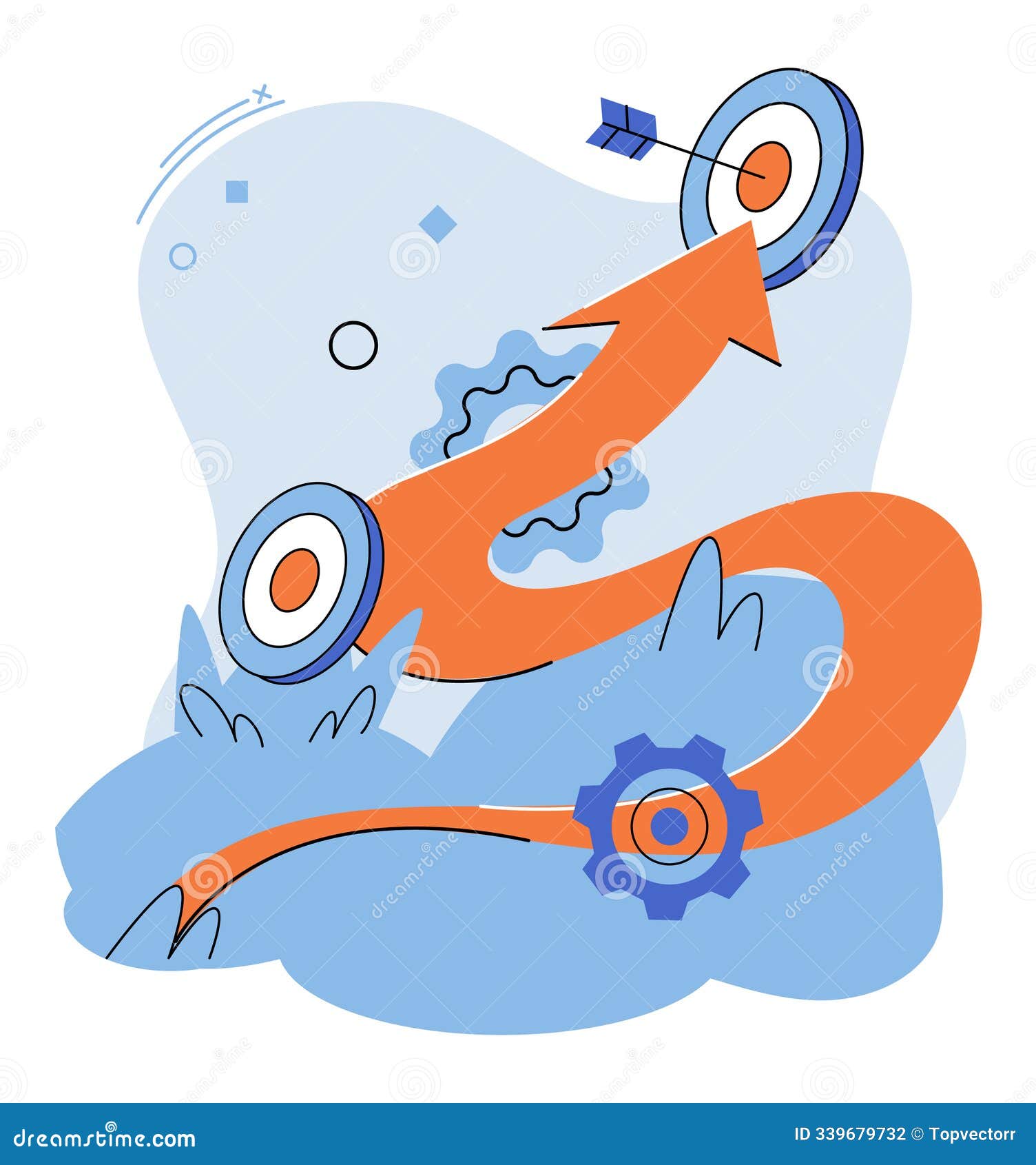 Successful Goals Achievement with Flexible Planning and Execution Stock ...