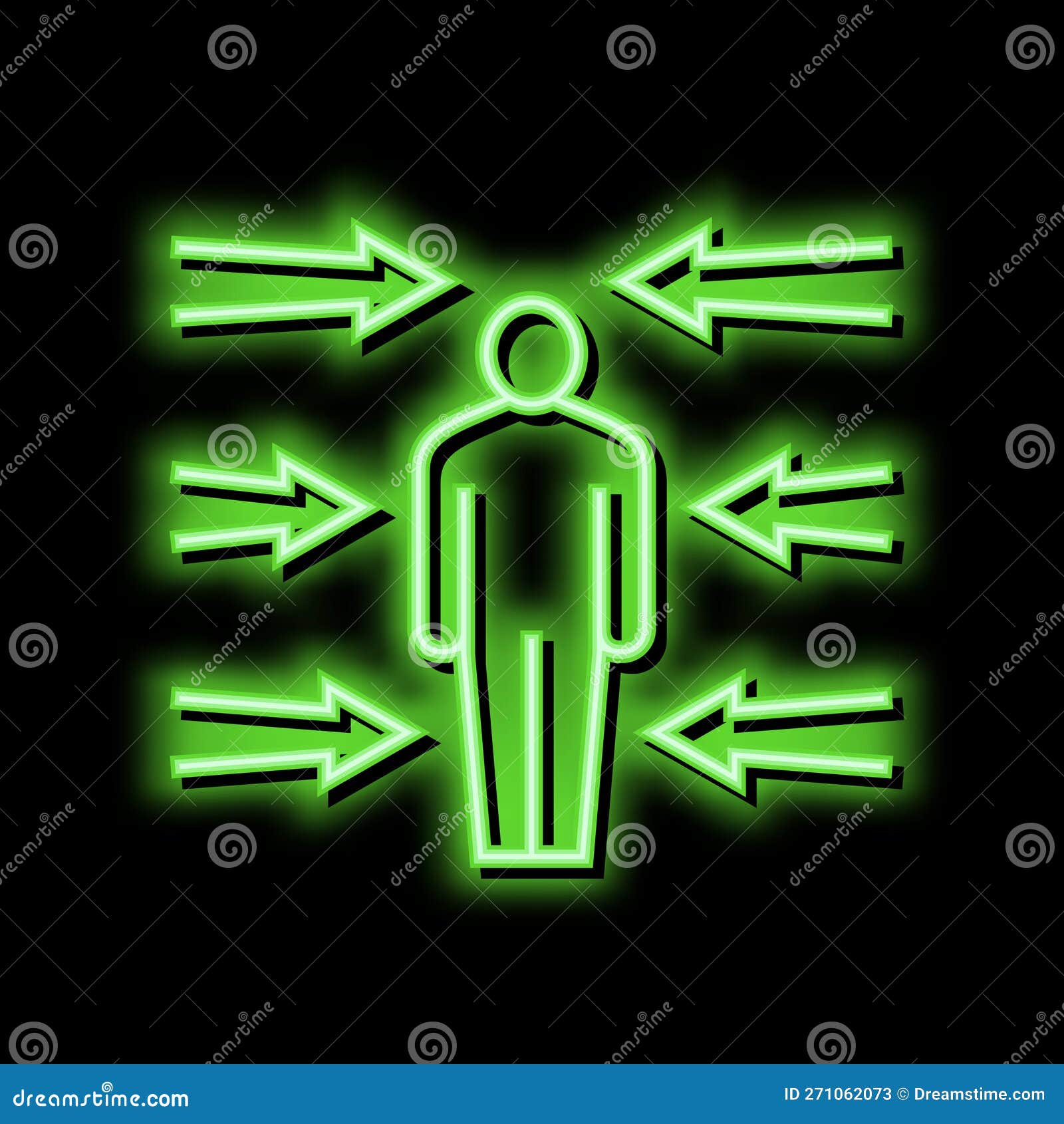 Flexibility Soft Skill Neon Glow Icon Illustration Stock Vector ...
