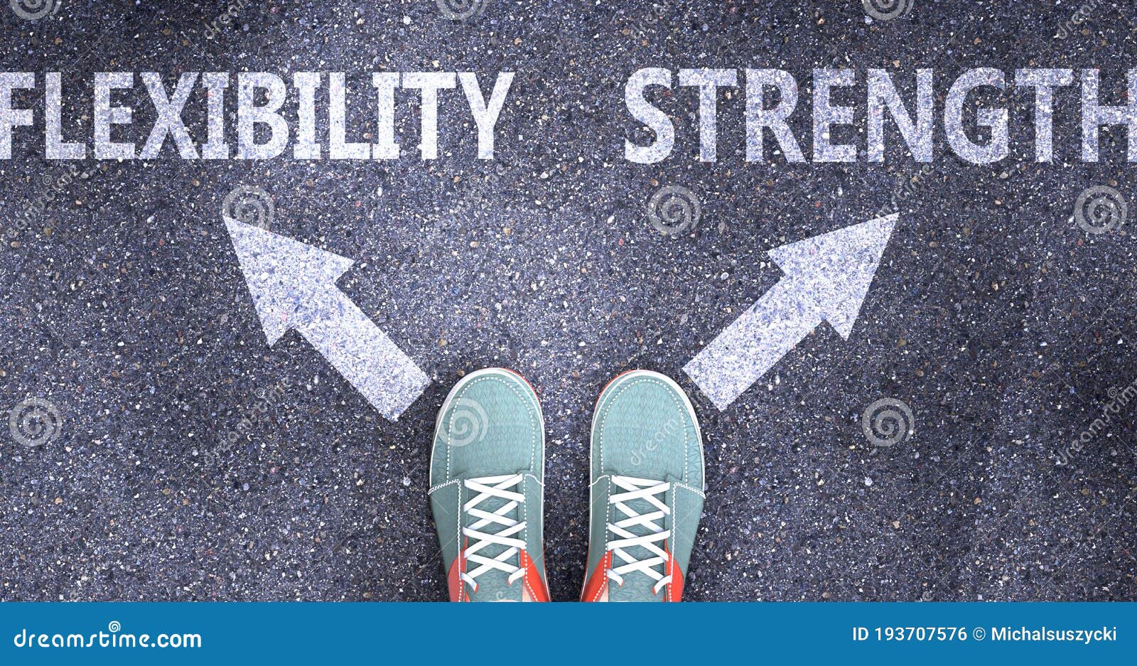 Flexibility and Strength As Different Choices in Life - Pictured As ...