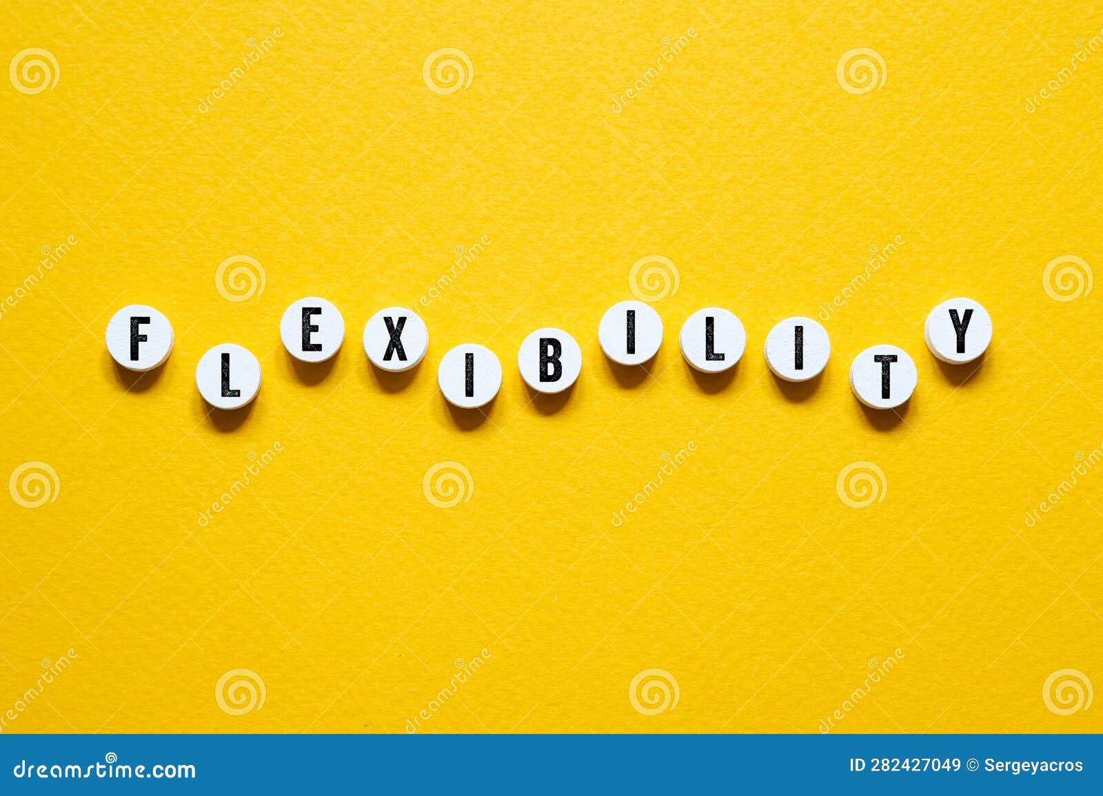 Flexibility - Word Concept on Building Blocks, Text Stock Image - Image ...