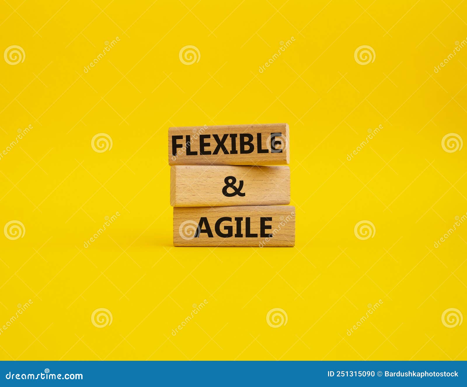 Flexible And Agile Symbol Concept Word Flexible And Agile On Wooden