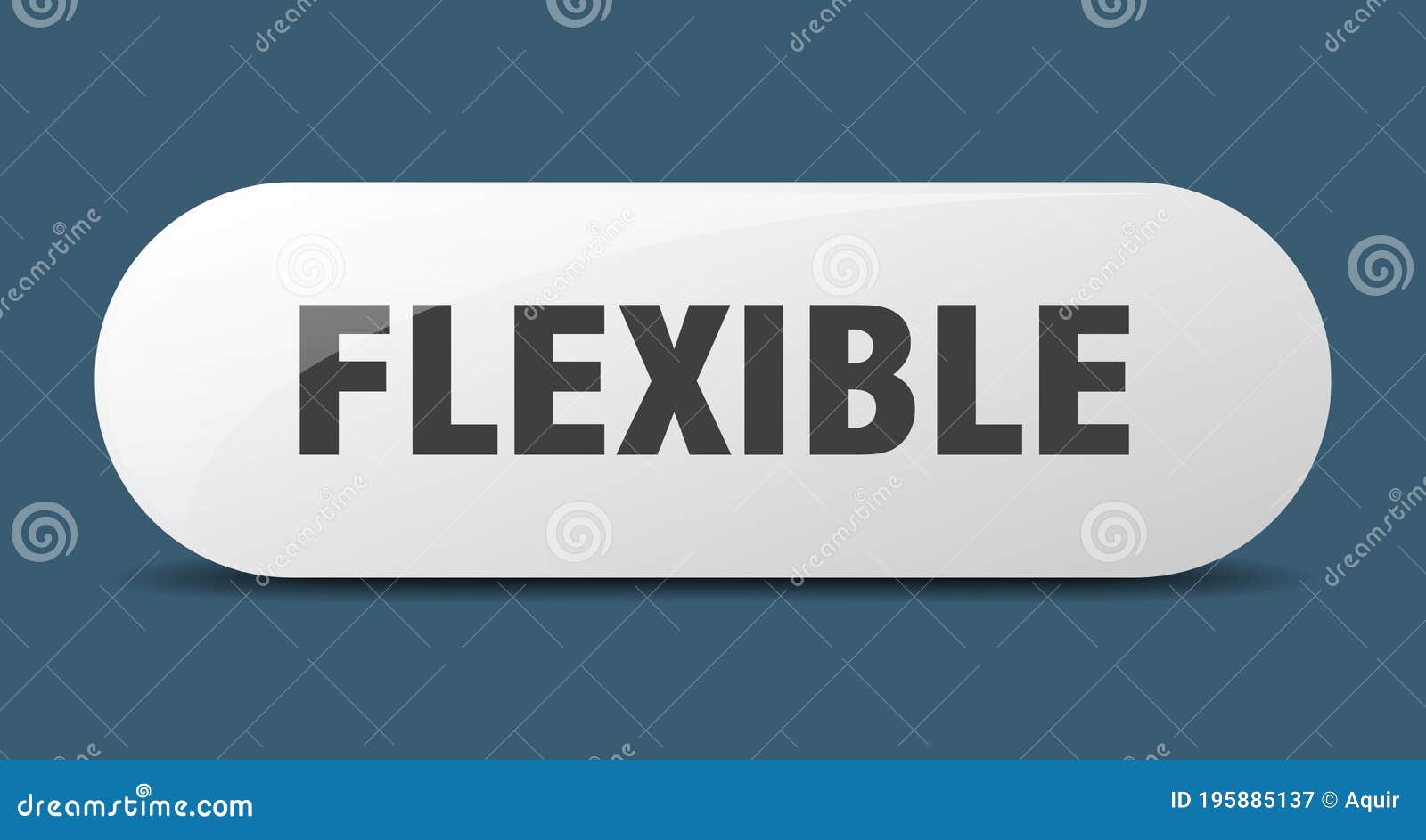 Flexible Button. Flexible Sign. Key. Push Button Stock Vector ...