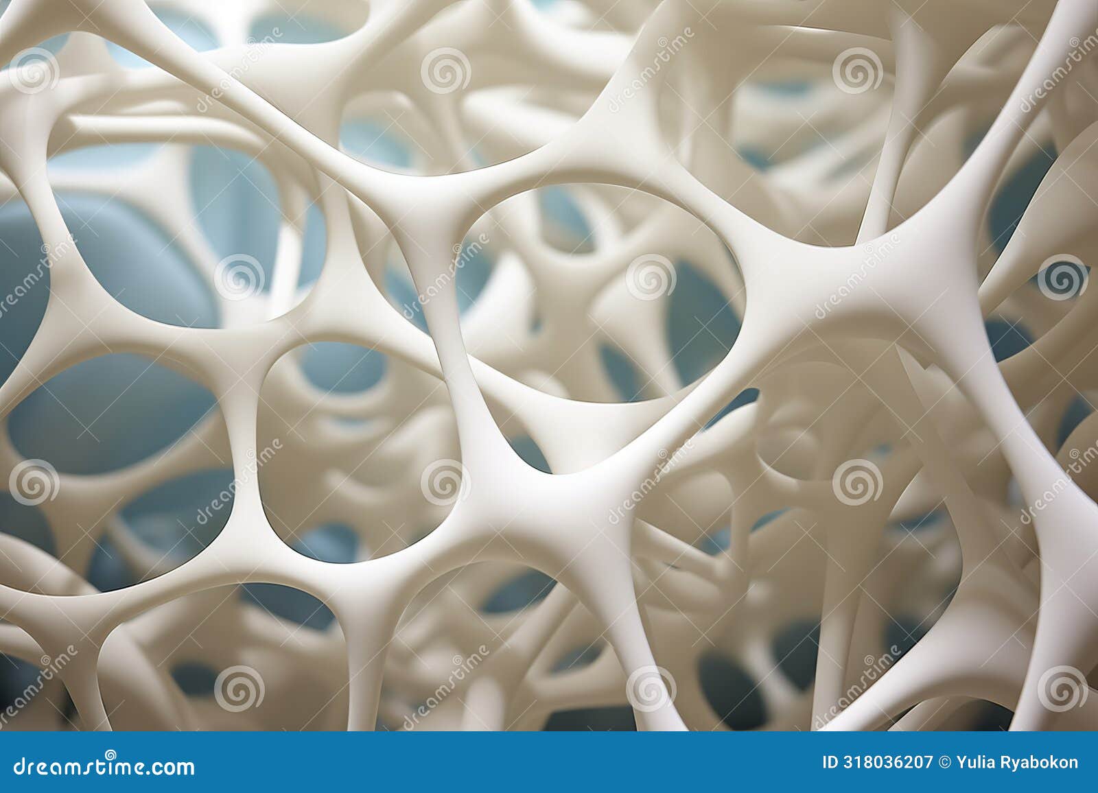 Flexible Cellular Membrane Structure Closeup. Generate Ai Stock Image ...