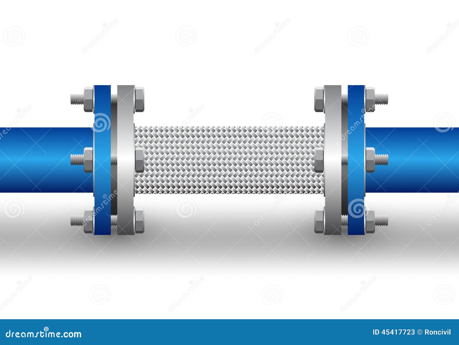 Flexible Connector Vector Illustration | CartoonDealer.com #45440504