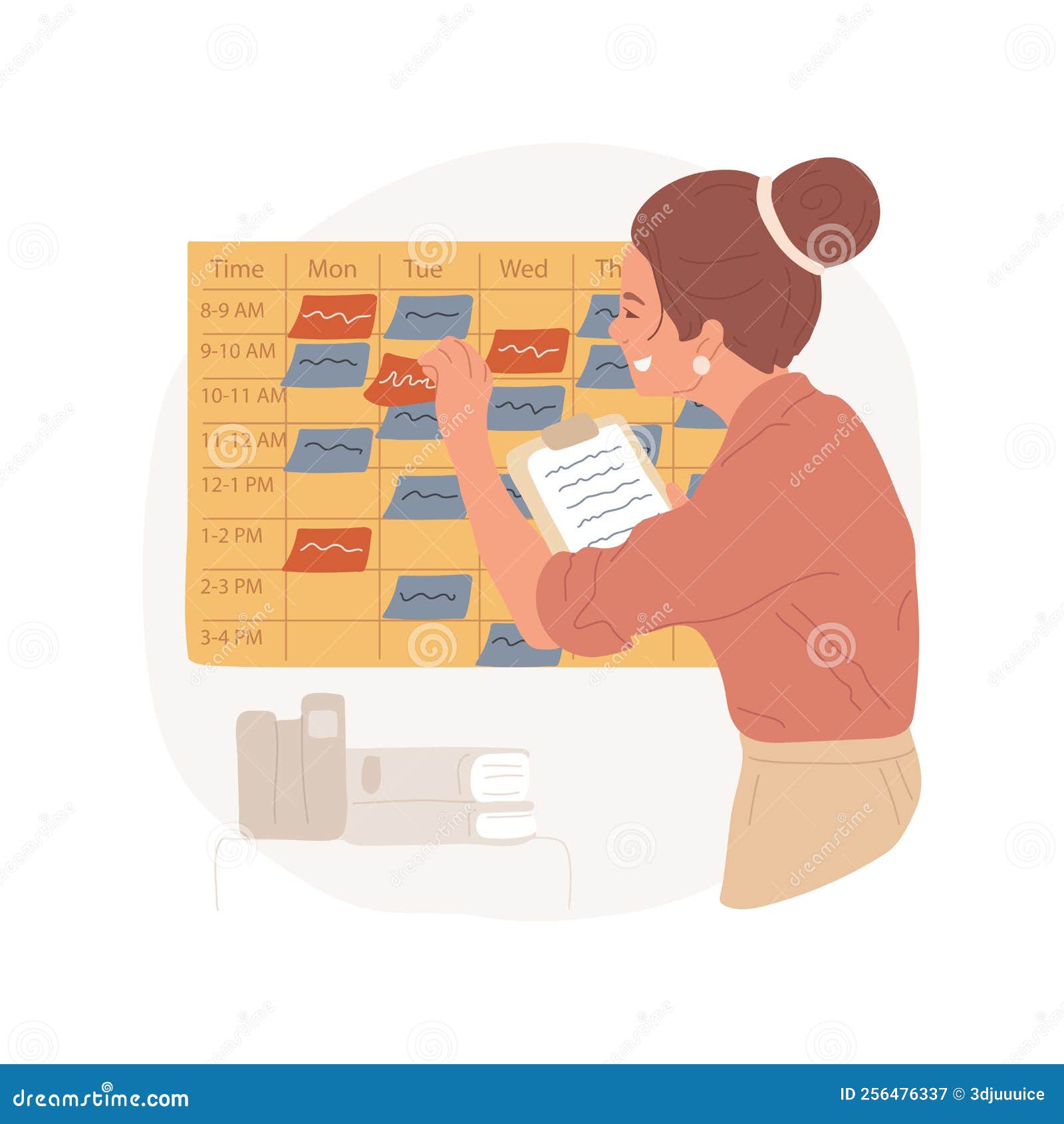 Flexible Study Plan Abstract Concept Vector Illustrations ...