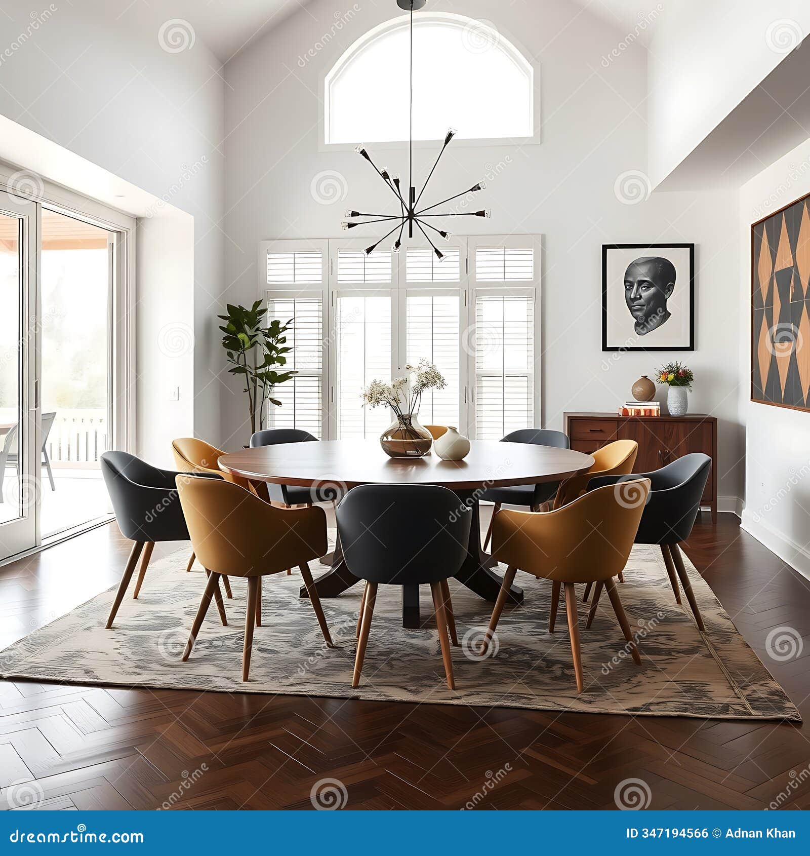 A Flexible Dining Room with Modular Chairs and a Convertible Dining ...