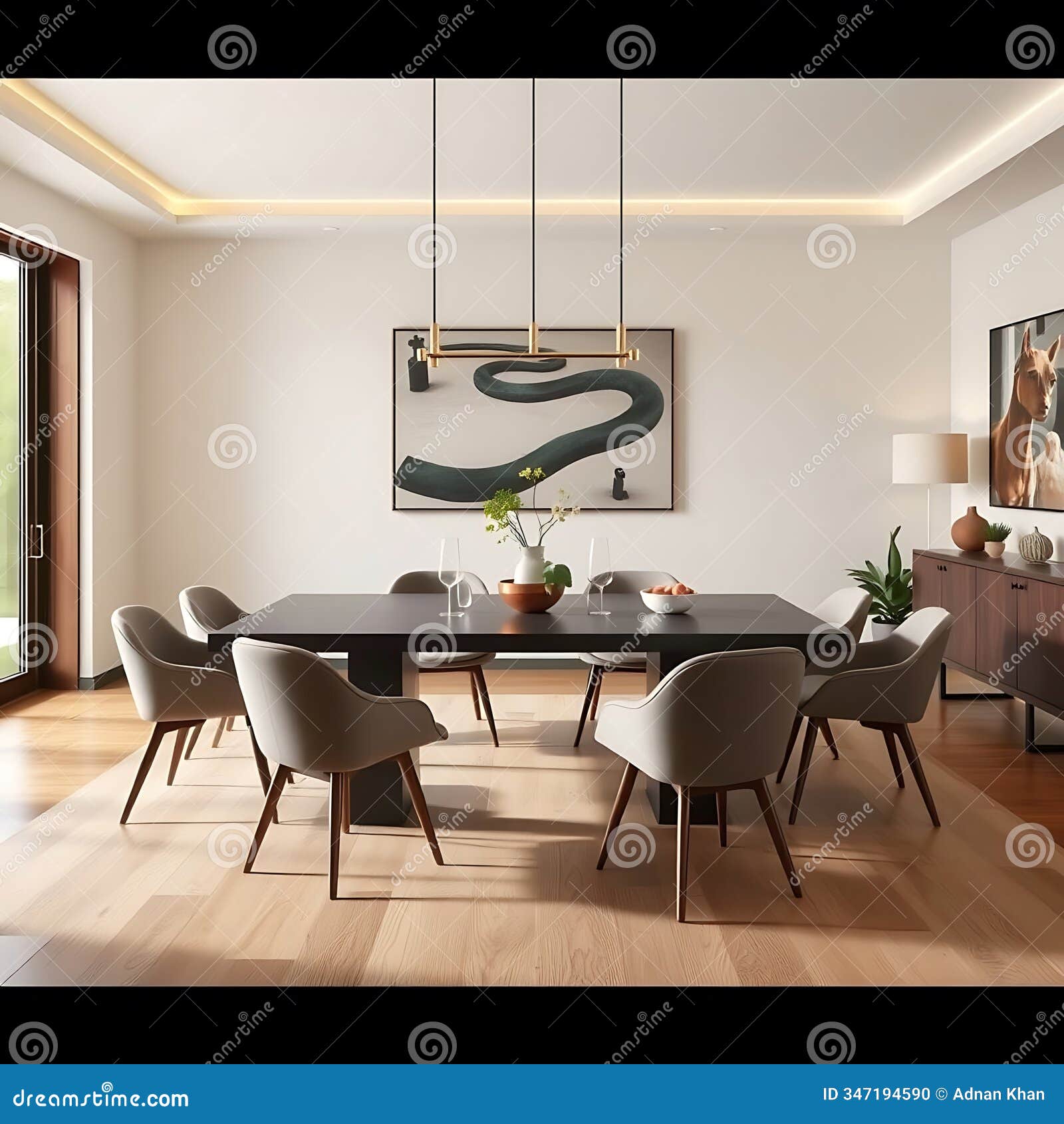 A Flexible Dining Room with Modular Chairs and a Convertible Dining ...