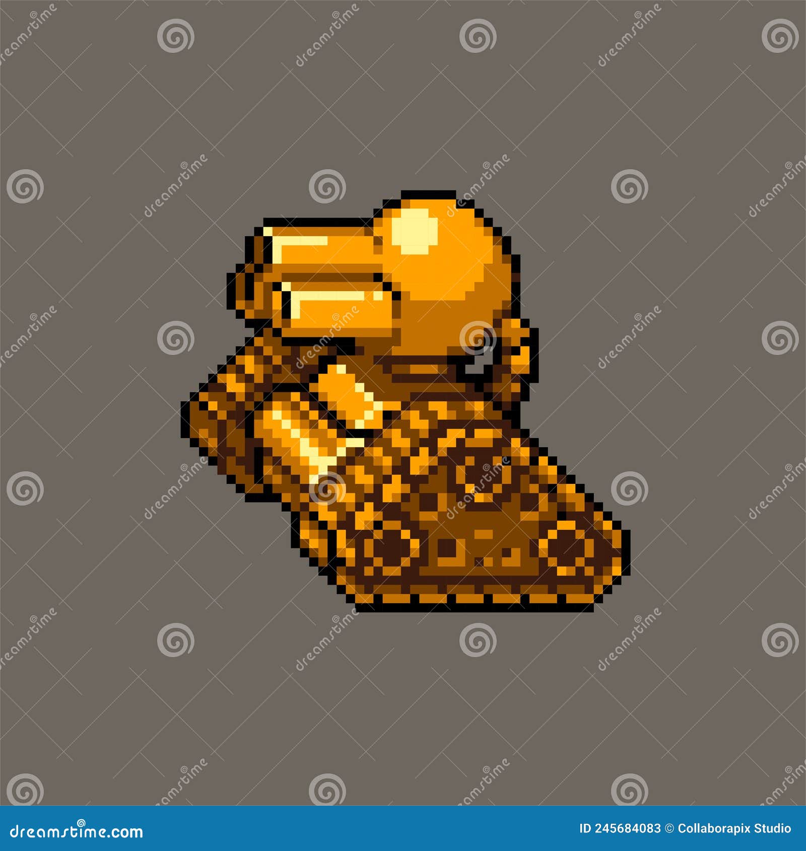 Fully Editable Pixel Art Tank Vector Stock Vector - Illustration of ...