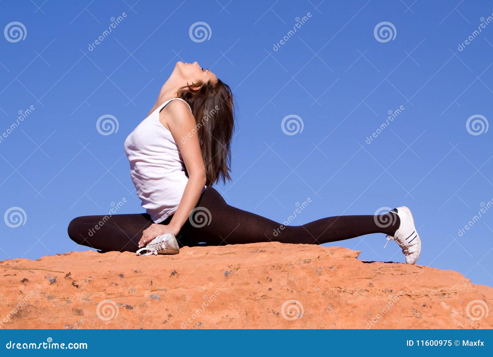 Flexible gymnast stock image. Image of flexibility, feminine - 11600975