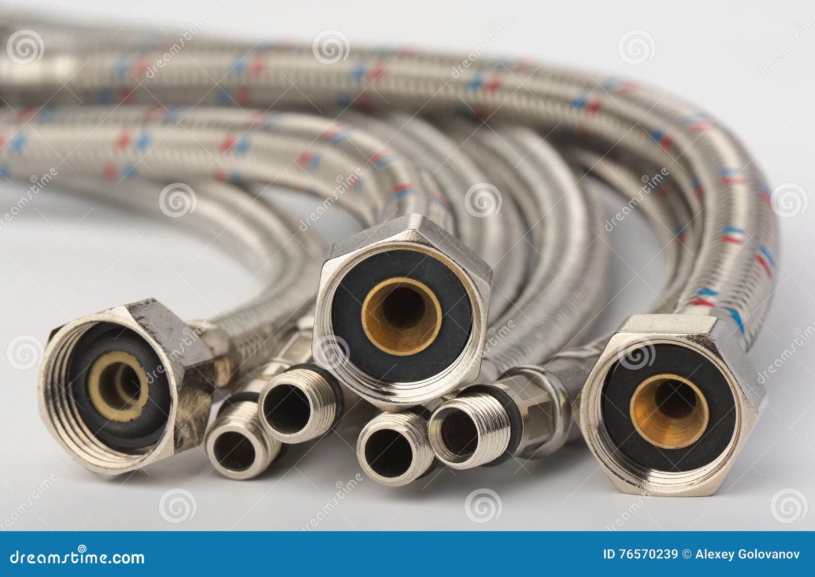 Flexible hoses stock image. Image of occupation, hosepipe - 76570239