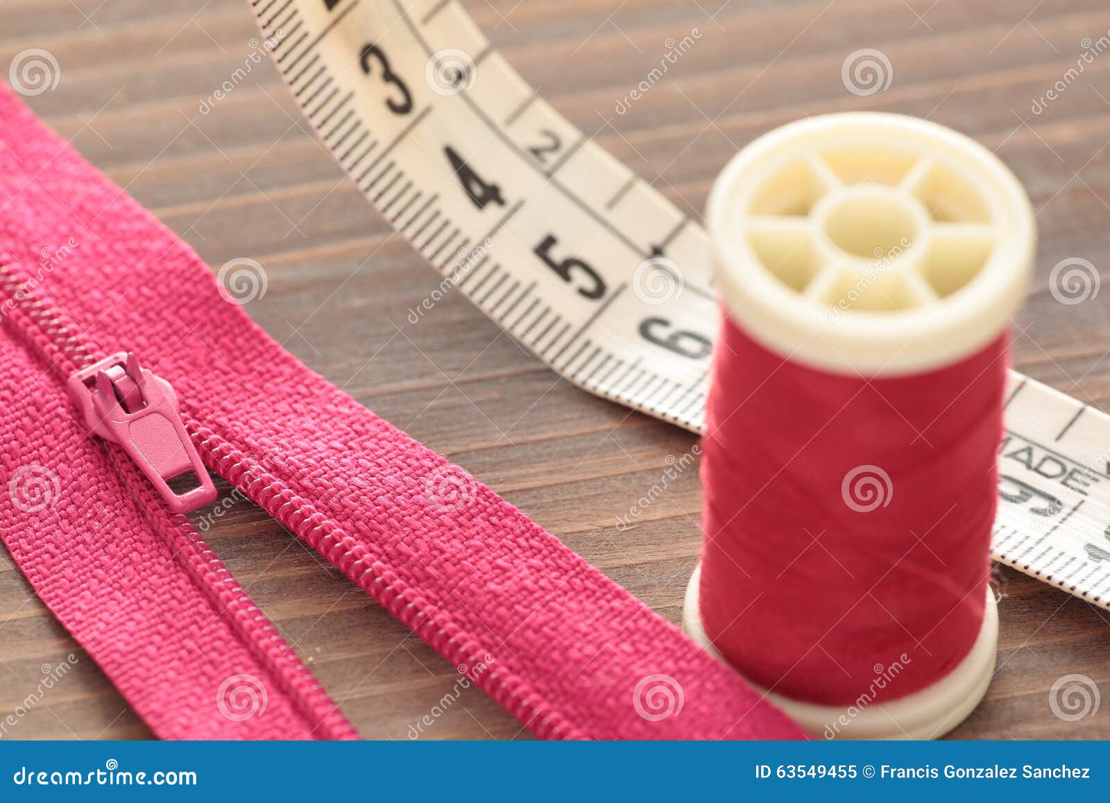Flexible Measuring Meter of Fabric Stock Image - Image of precision ...