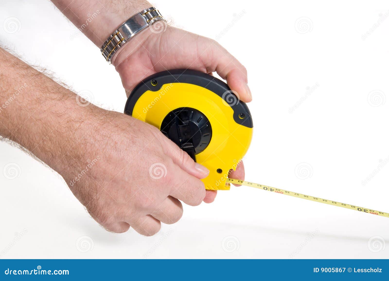 Flexible measuring tape stock image. Image of inches, unit - 9005867