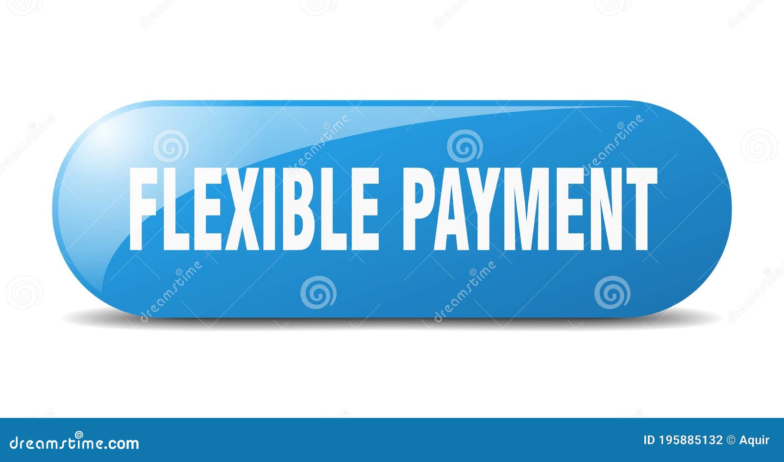 Flexible Payment Button. Flexible Payment Sign. Key. Push Button Stock ...