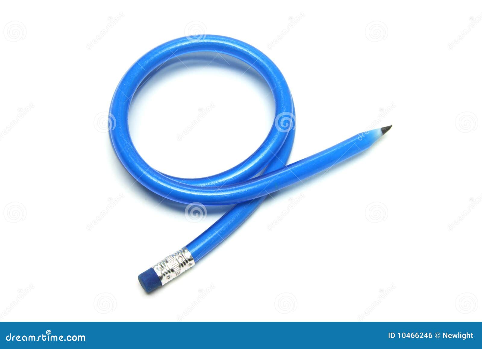Flexible Pencil stock photo. Image of loop, plastic, stationery - 10466246
