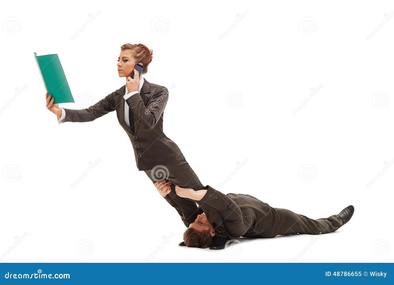 Flexible People Represent Idea of Multitasking Stock Image - Image of ...