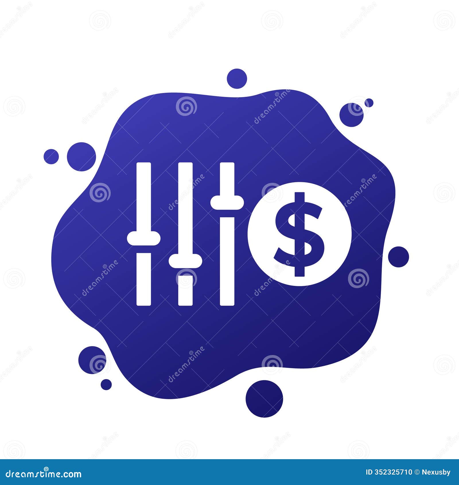Flexible Price Icon, Dynamic Pricing Vector Stock Illustration ...