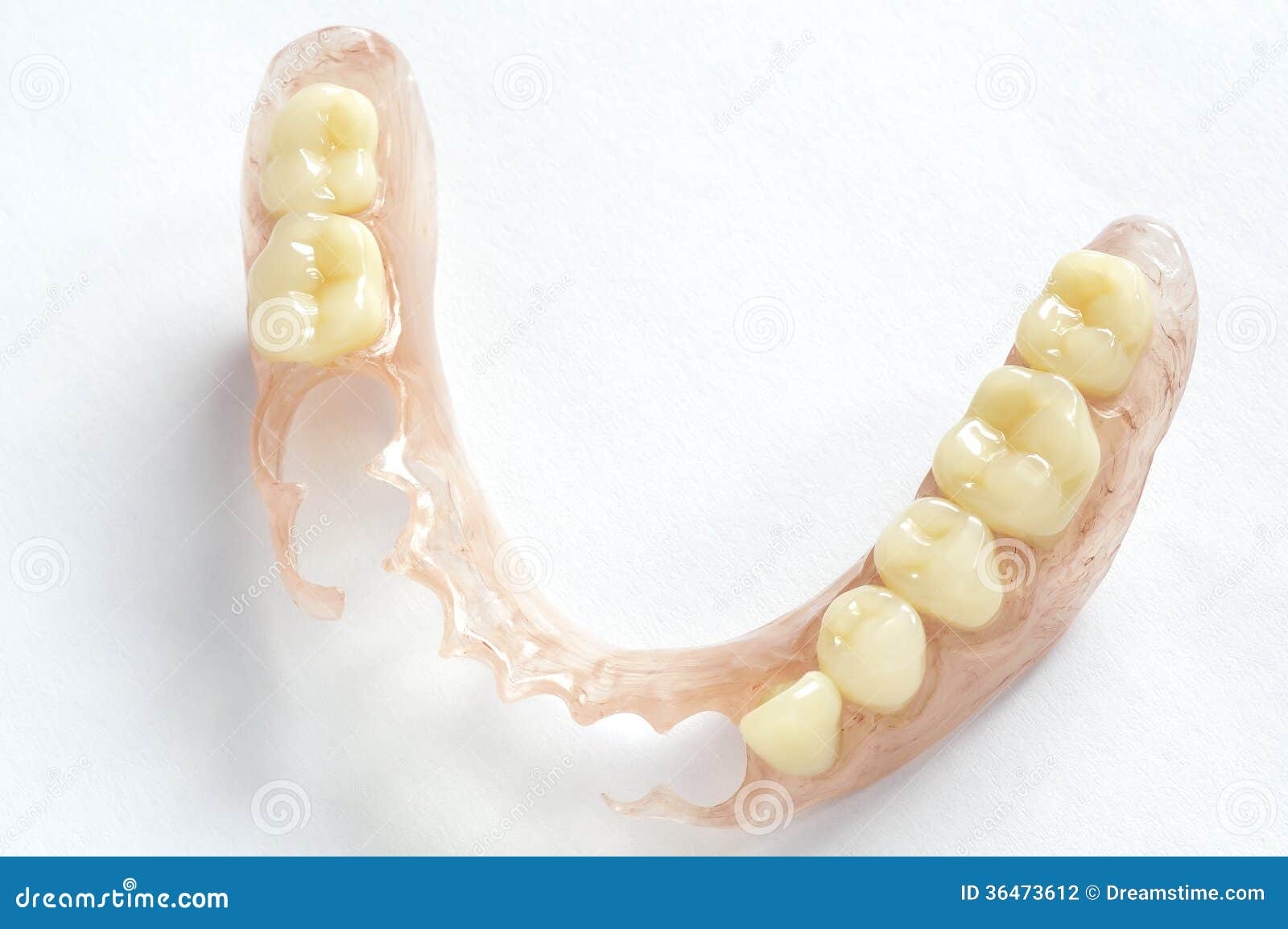 Flexible prosthesis 6 stock photo. Image of resin, tooth - 36473612