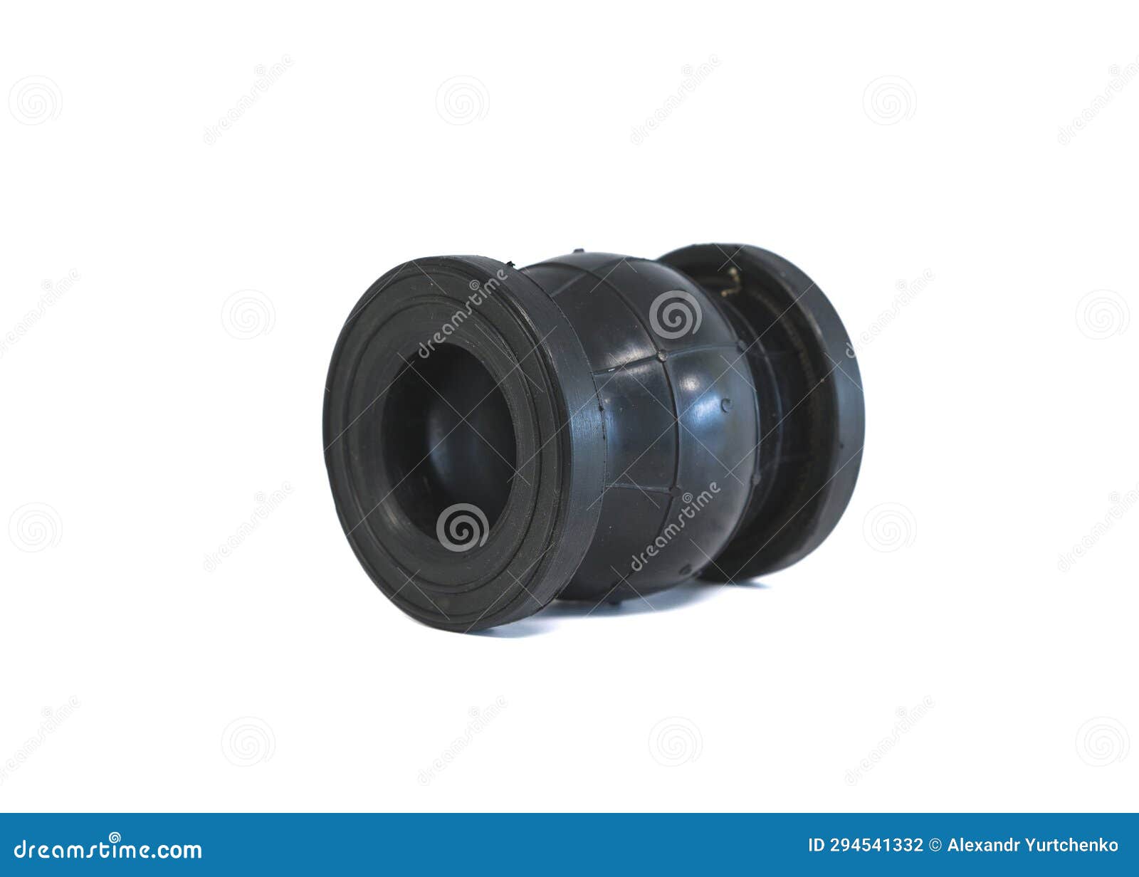 Flexible Rubber Compensator Insert Stock Photo - Image of work ...