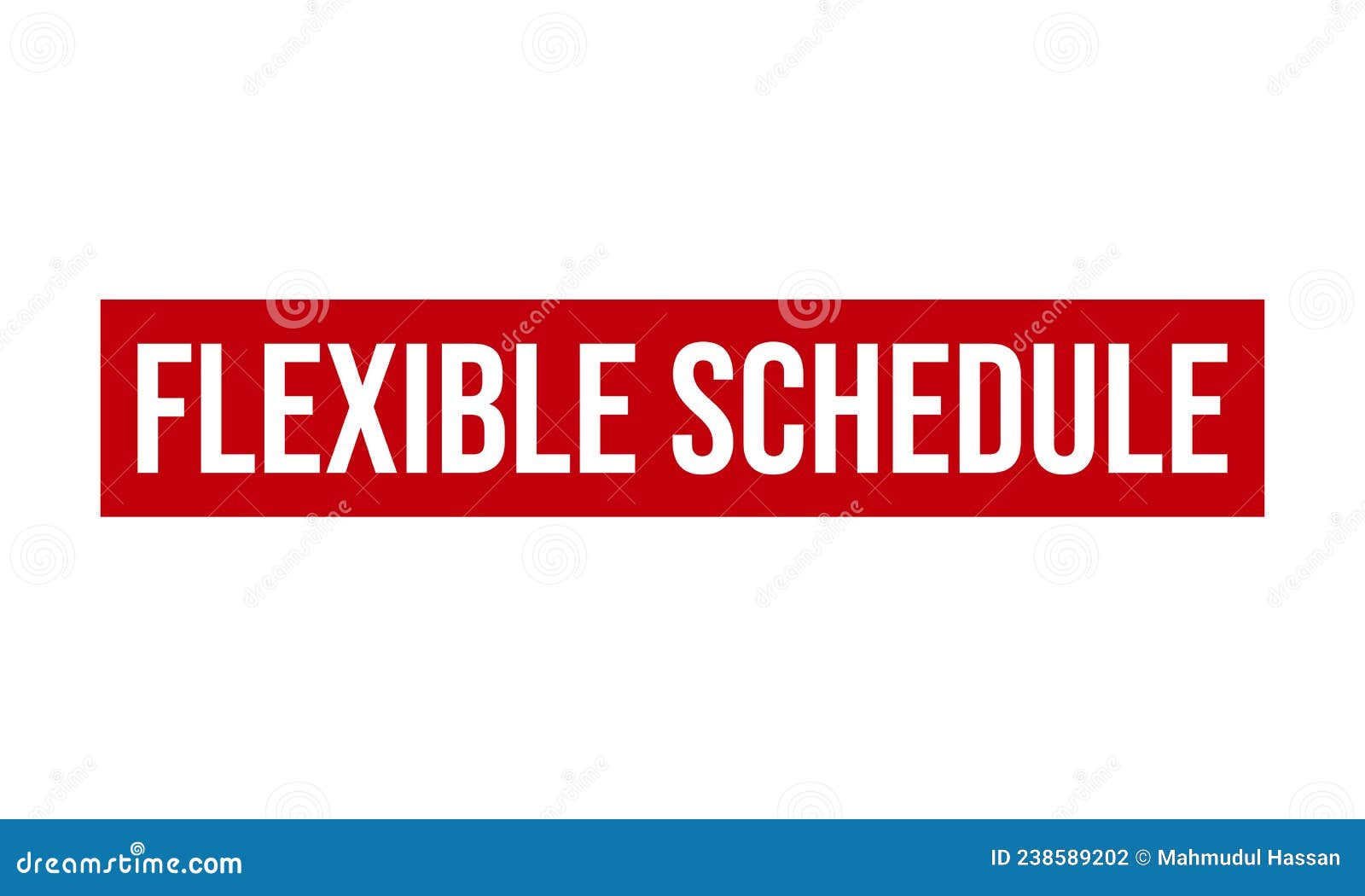 Flexible Schedule Rubber Stamp. Flexible Schedule Grunge Stamp Seal ...