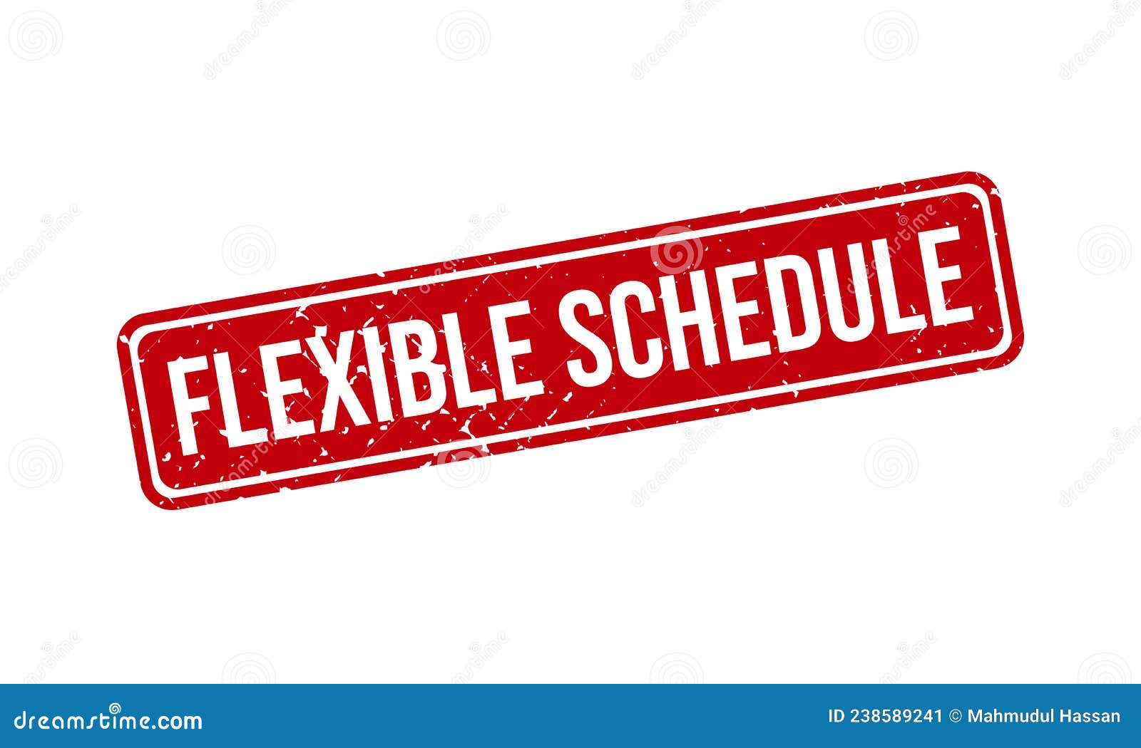 Flexible Schedule Rubber Stamp. Flexible Schedule Grunge Stamp Seal ...