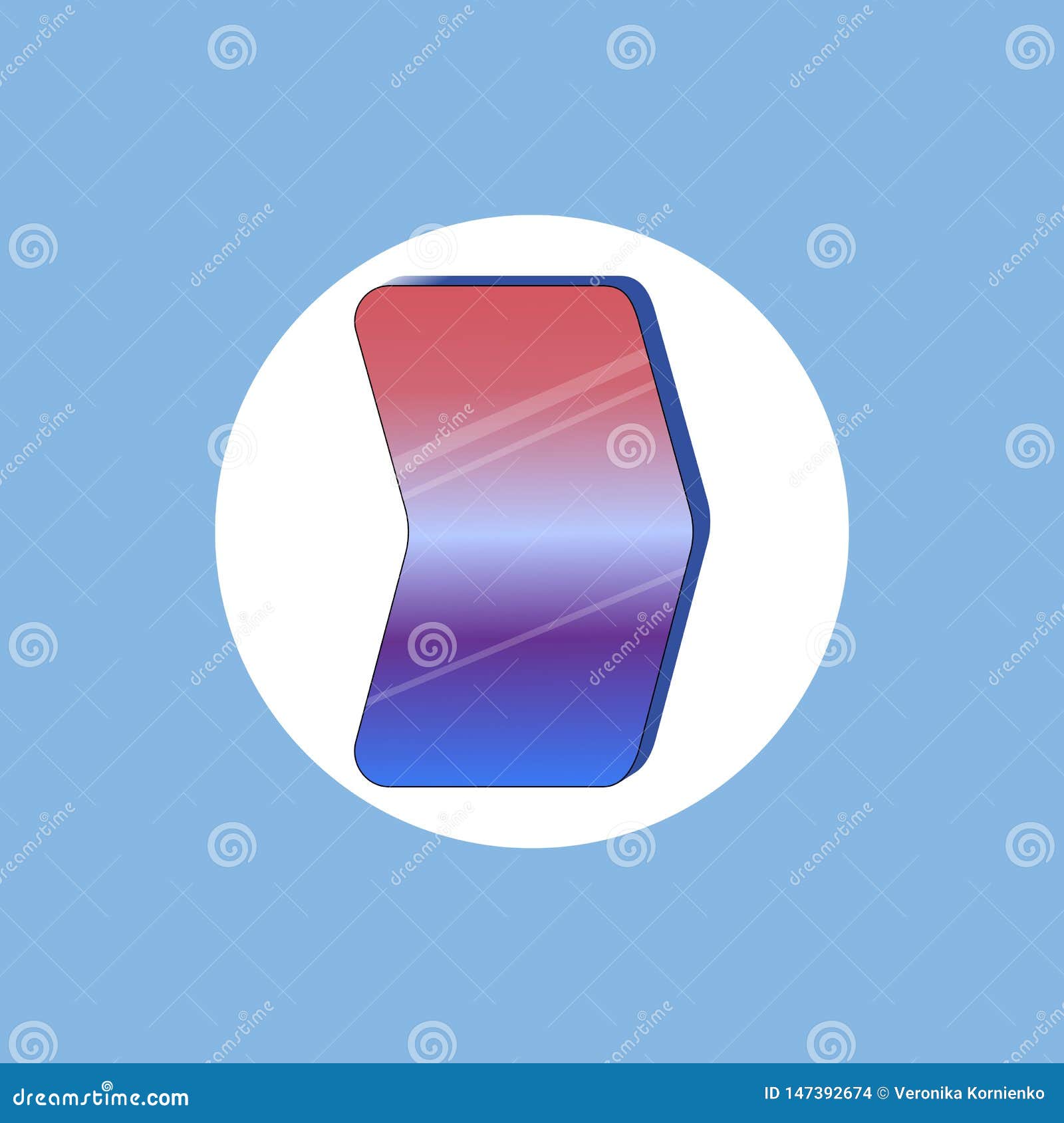 Flexible Screen Display Icon. Innovative Technology of Bendable Screens ...