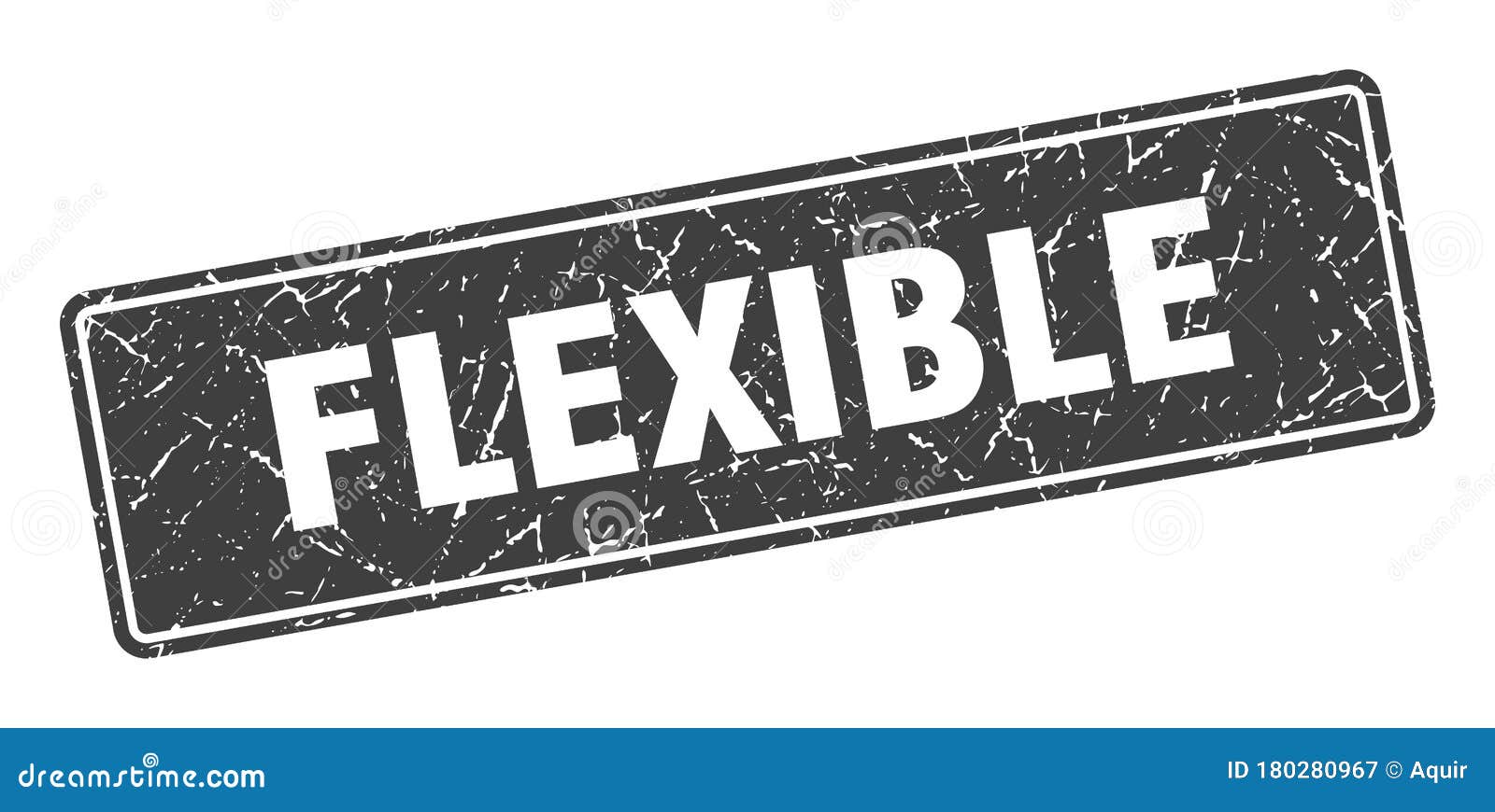 Flexible Sign. Flexible Grunge Stamp Stock Vector - Illustration of ...